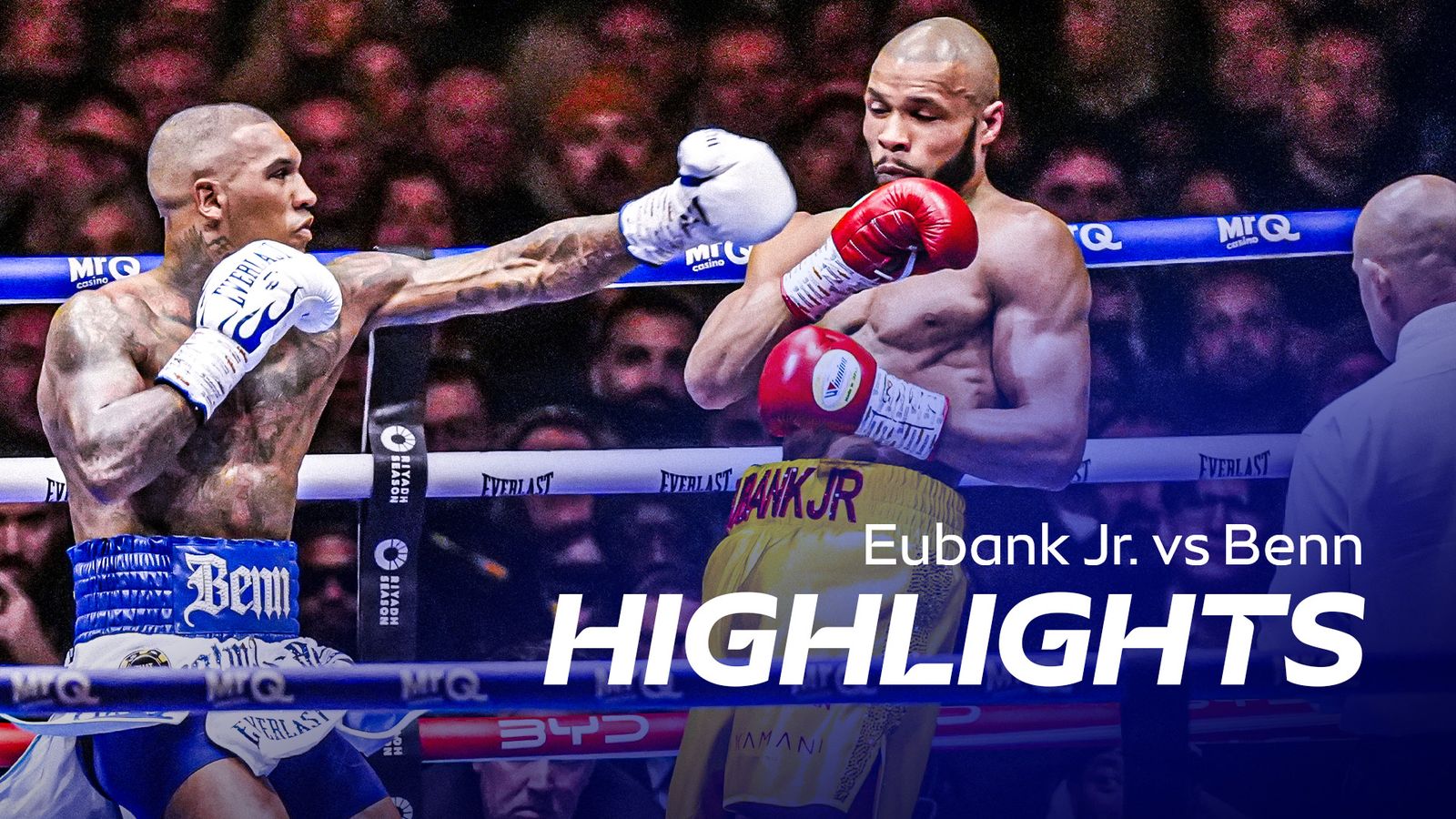 Conor Benn dominates Chris Eubank Jr and produces two knockdowns in ...
