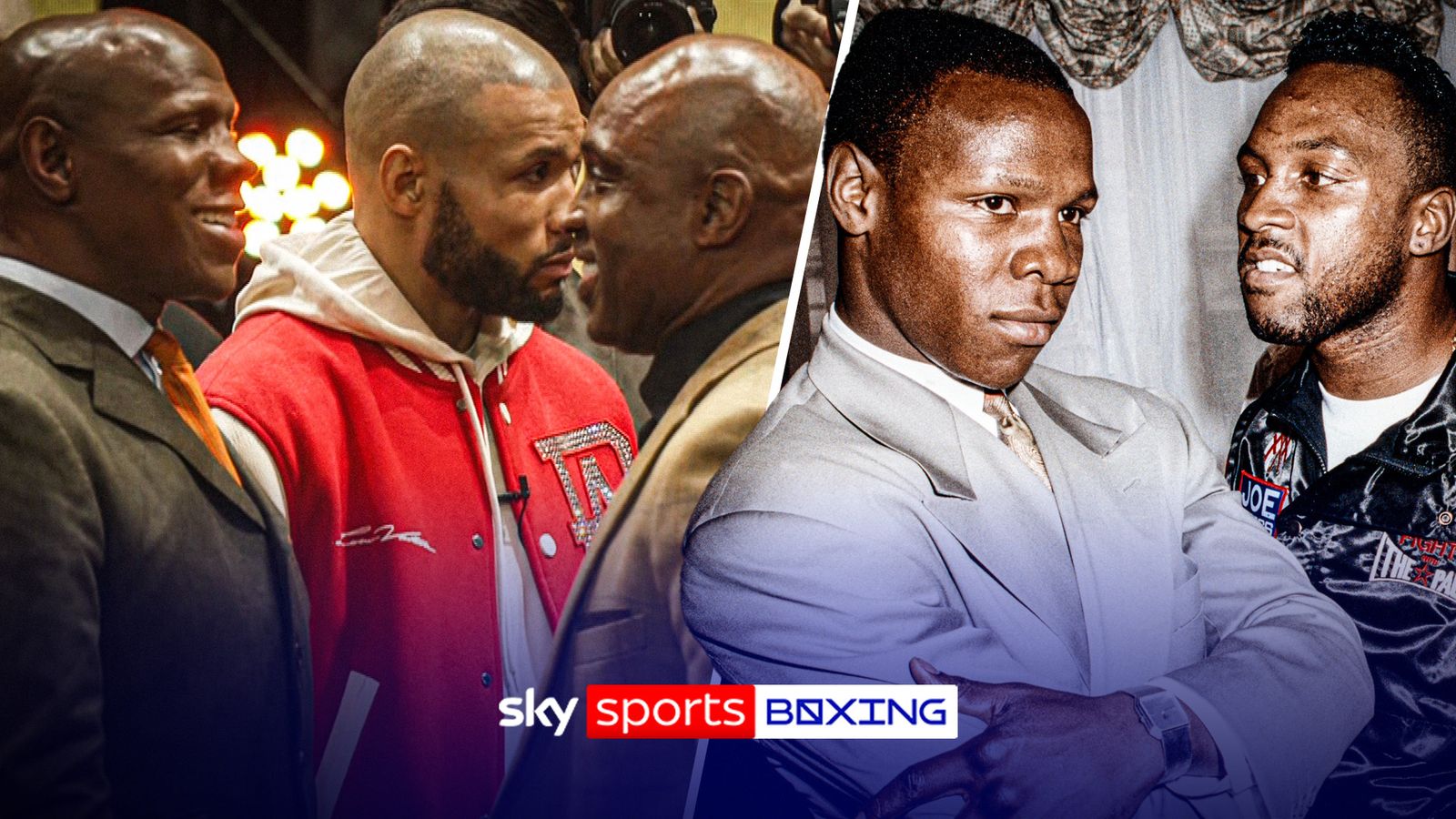 Chris Eubank Sr and Nigel Benn face-off at sons press conference | Boxing News | Sky Sports