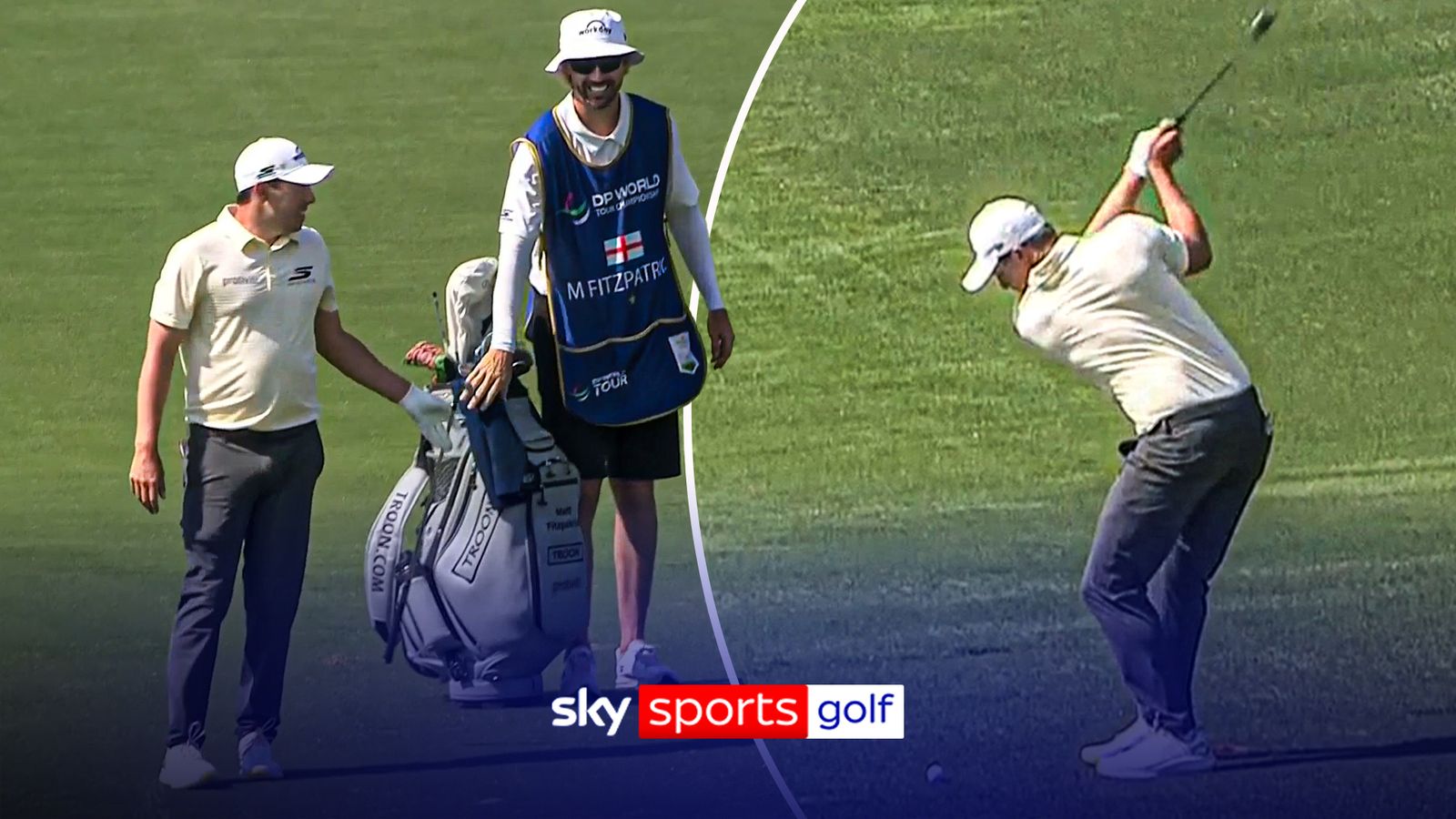 Matt Fitzpatrick finds an eagle at the DP World Tour Championship ...