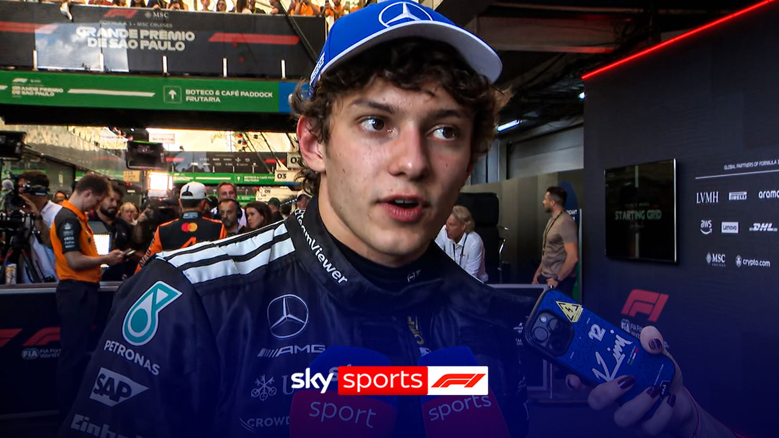 Sao Paulo GP: Kimi Antonelli upbeat after stunning P2 | F1 News | Sky ...