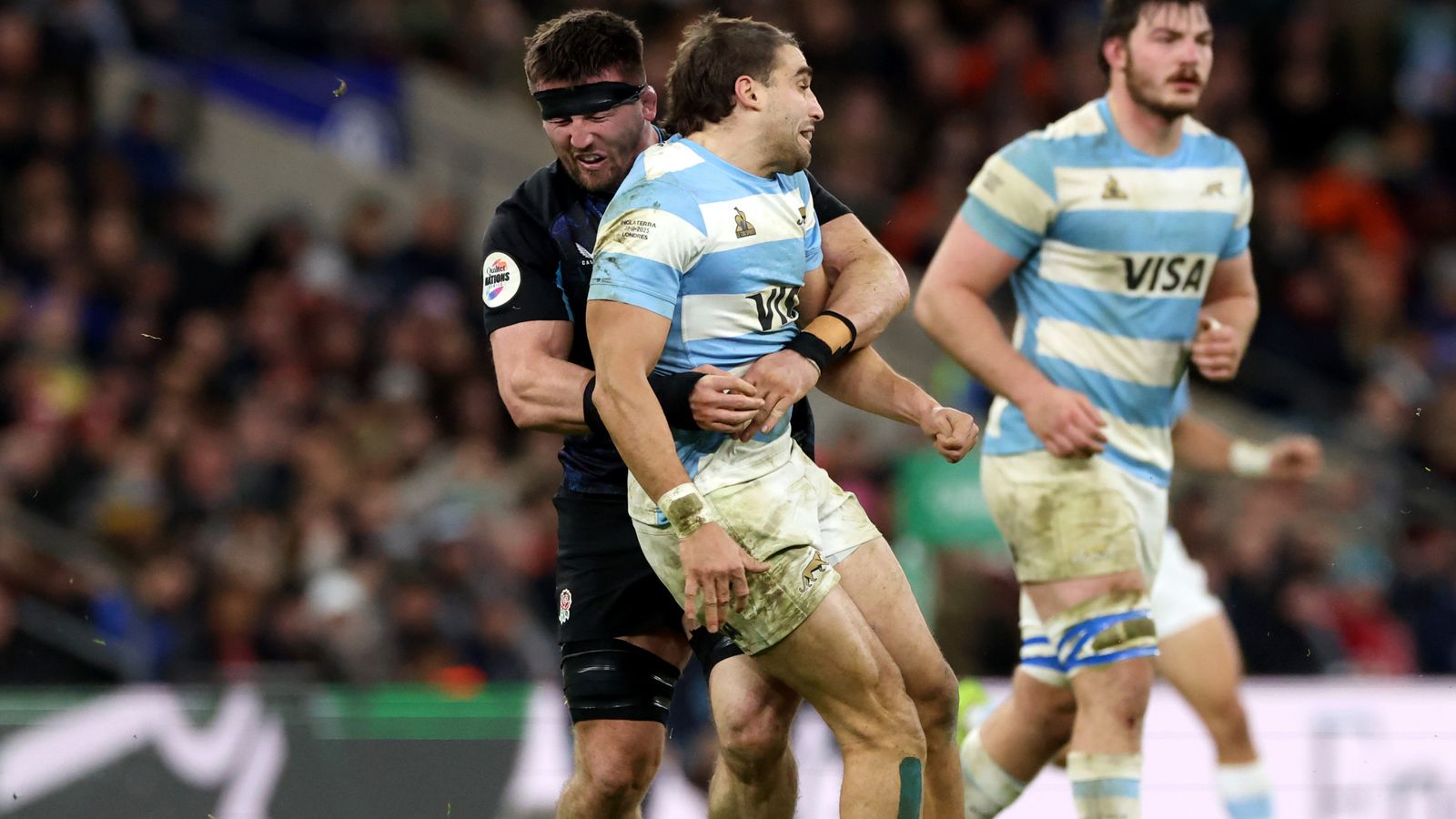 Tom Curry called a 'bully' and accused of 'smacking' Argentina coach ...