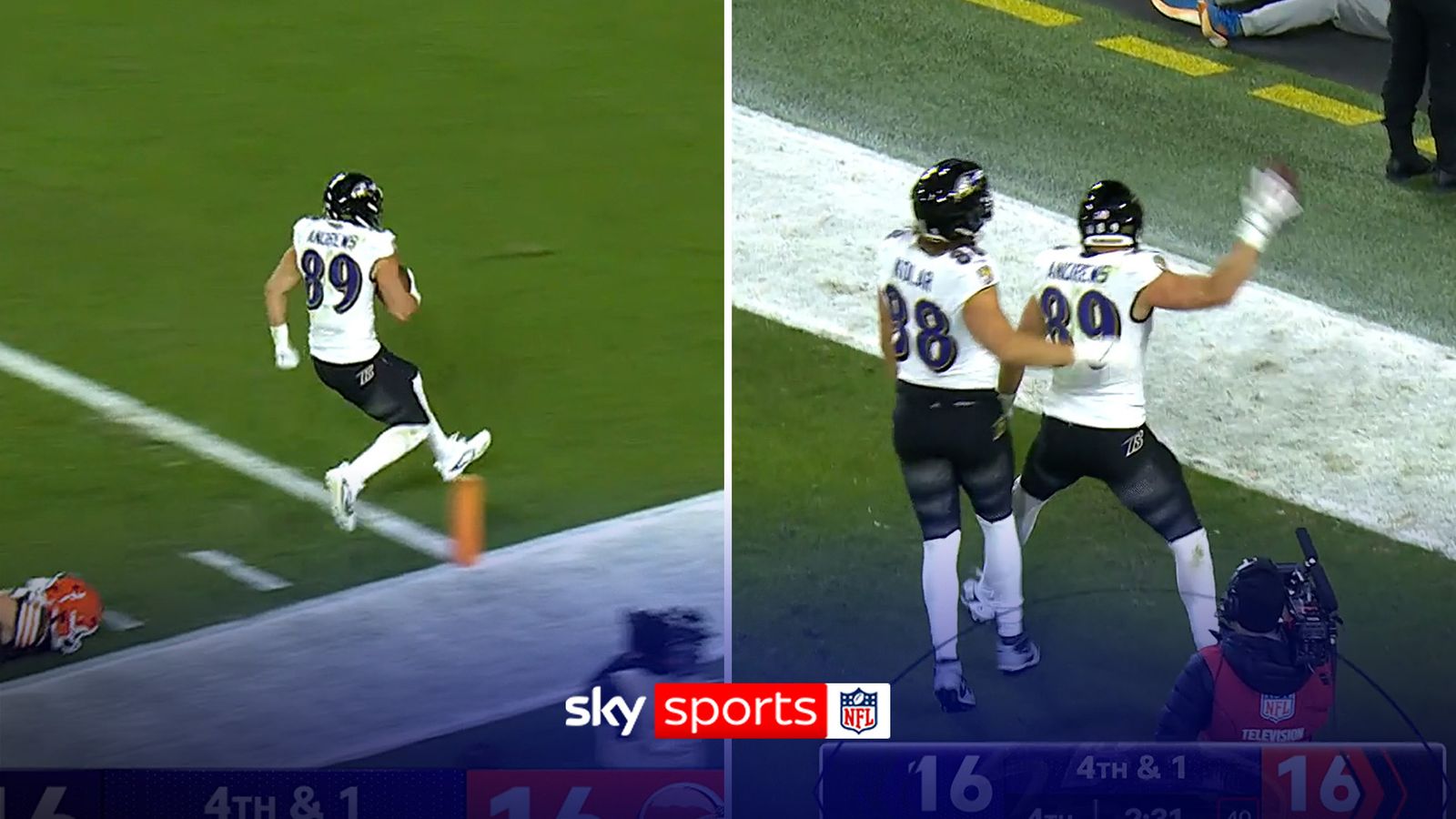 Baltimore Ravens fake tush push and race away for 35-yard TD! | NFL ...