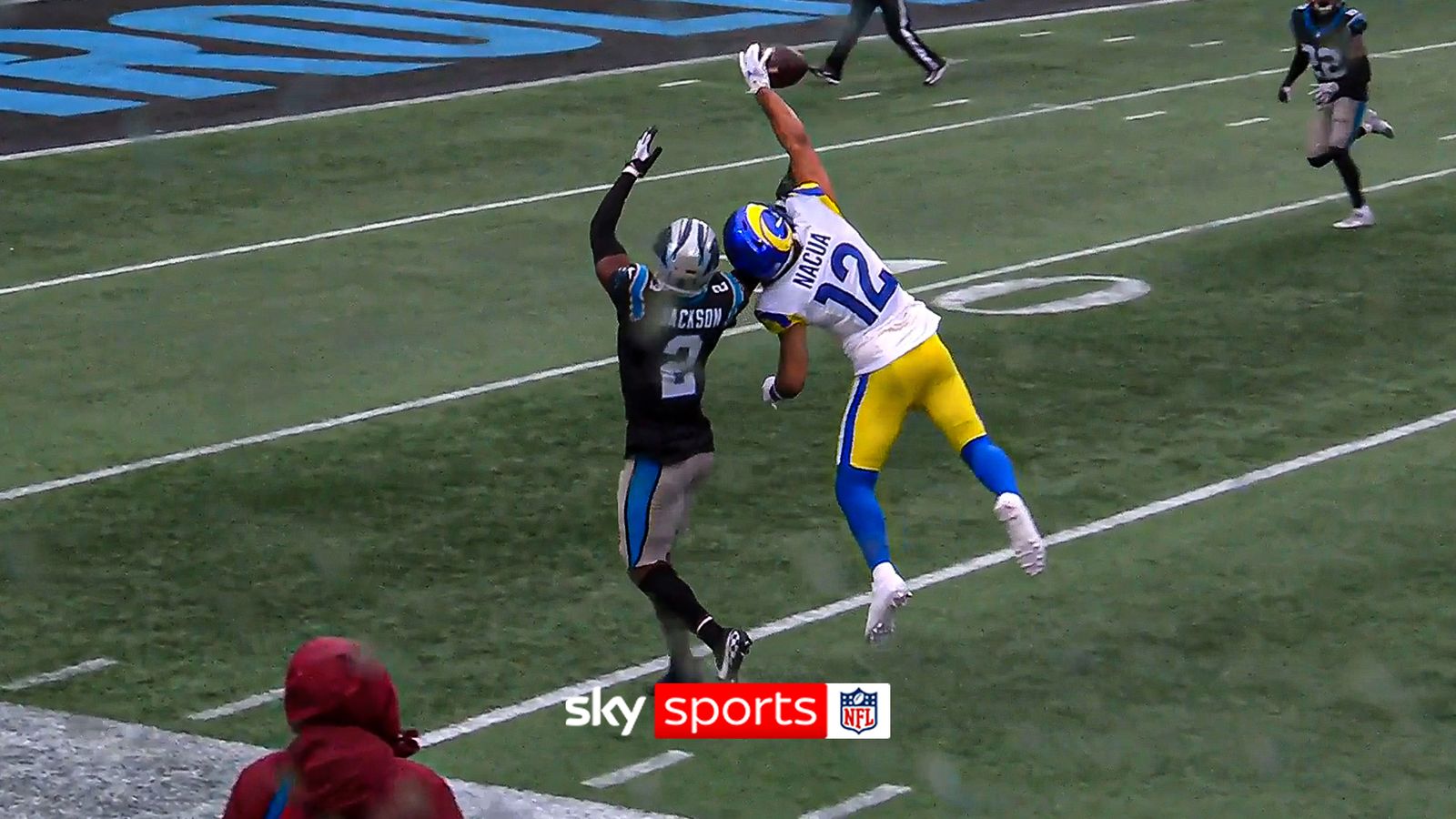 NFL: Puka Nacua makes one-handed catch against Carolina Panthers | NFL ...
