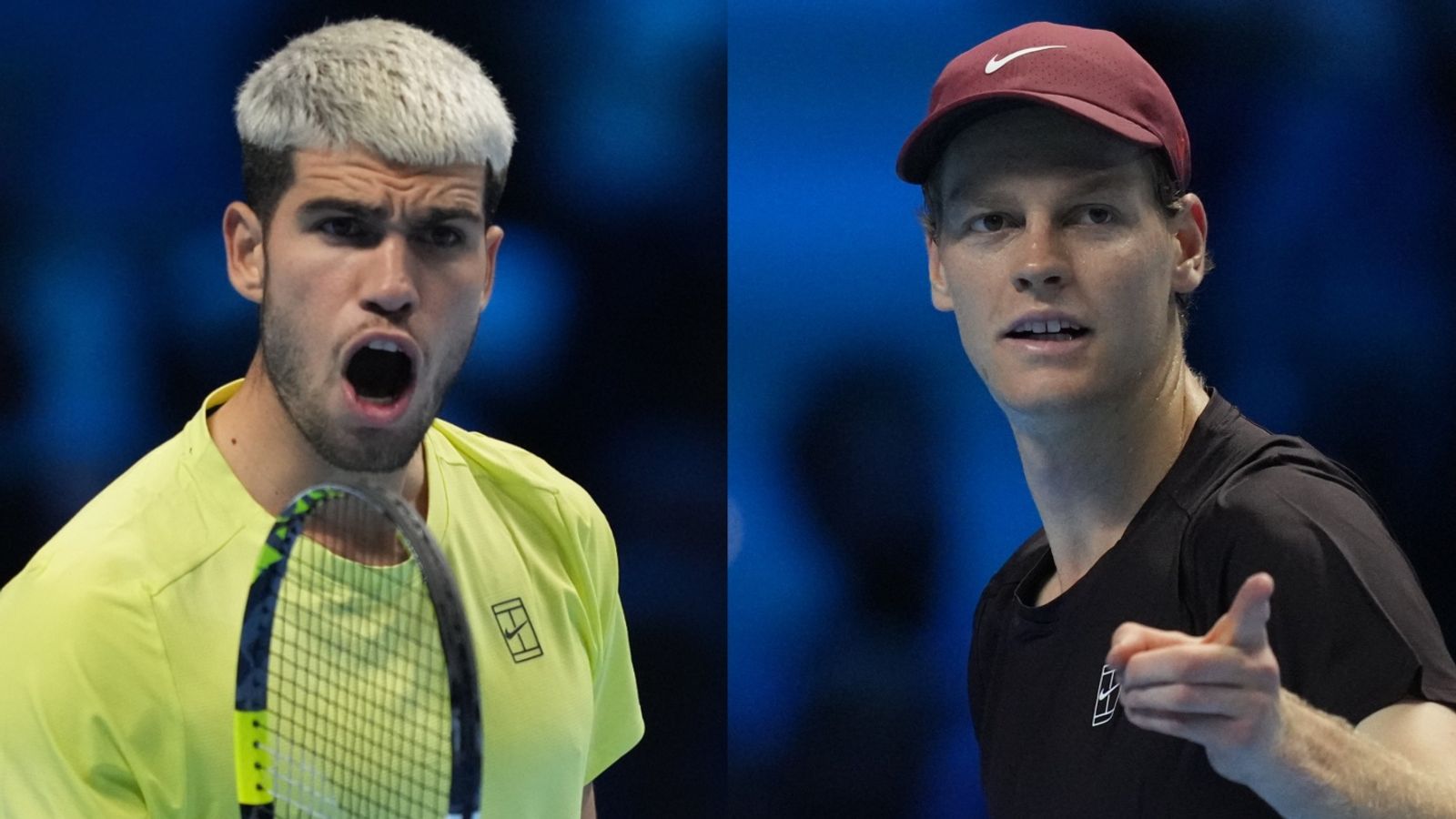 ATP Finals title clash LIVE! Carlos Alcaraz and Jannik Sinner meet ...