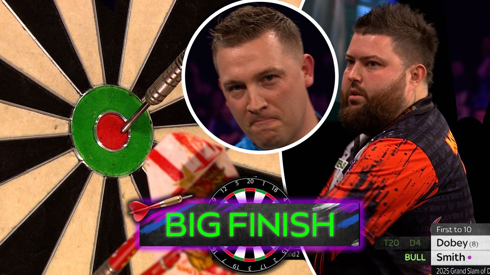 Grand Slam of Darts 2025: Michael Smith sets up showdown with Luke ...