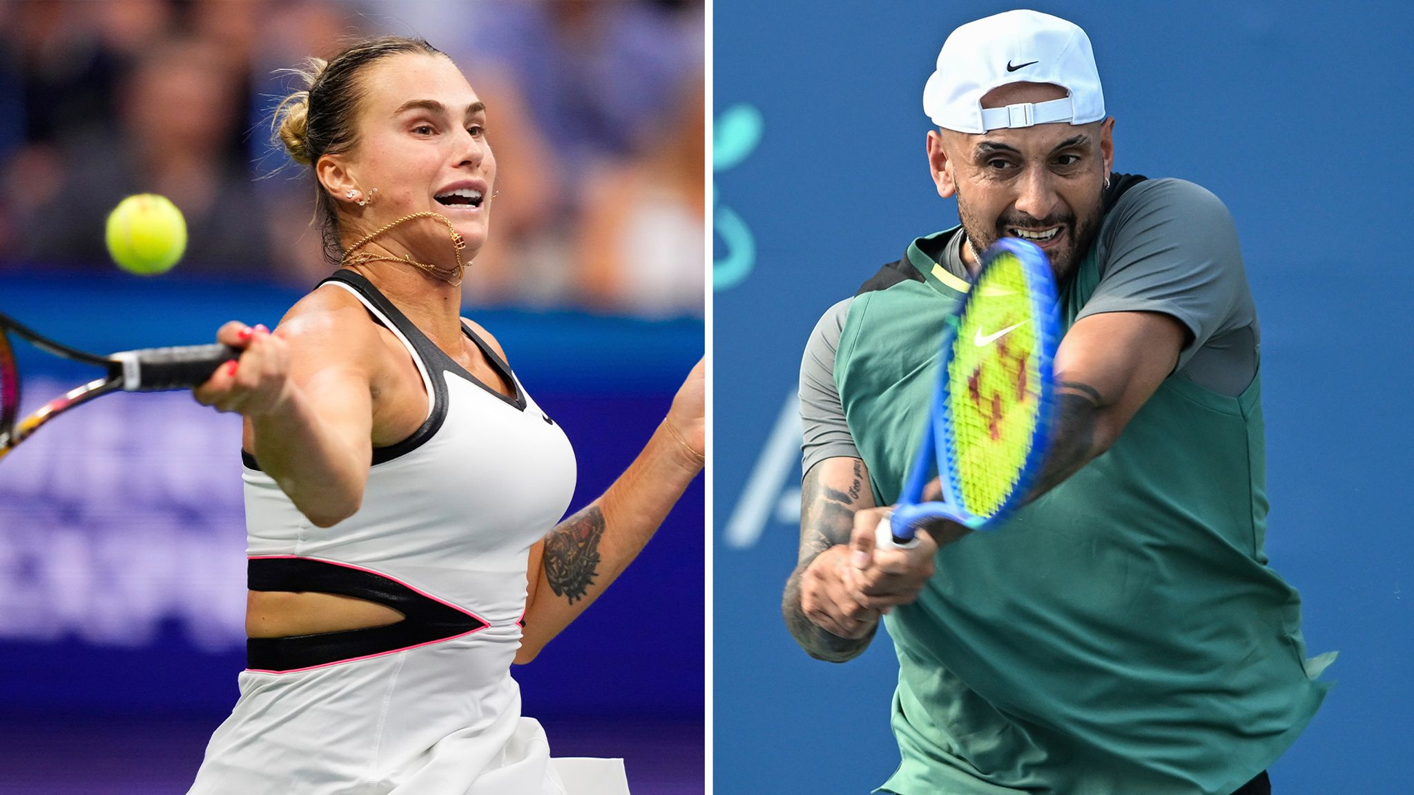 'Battle of the Sexes': Aryna Sabalenka and Nick Kyrgios set date for ...