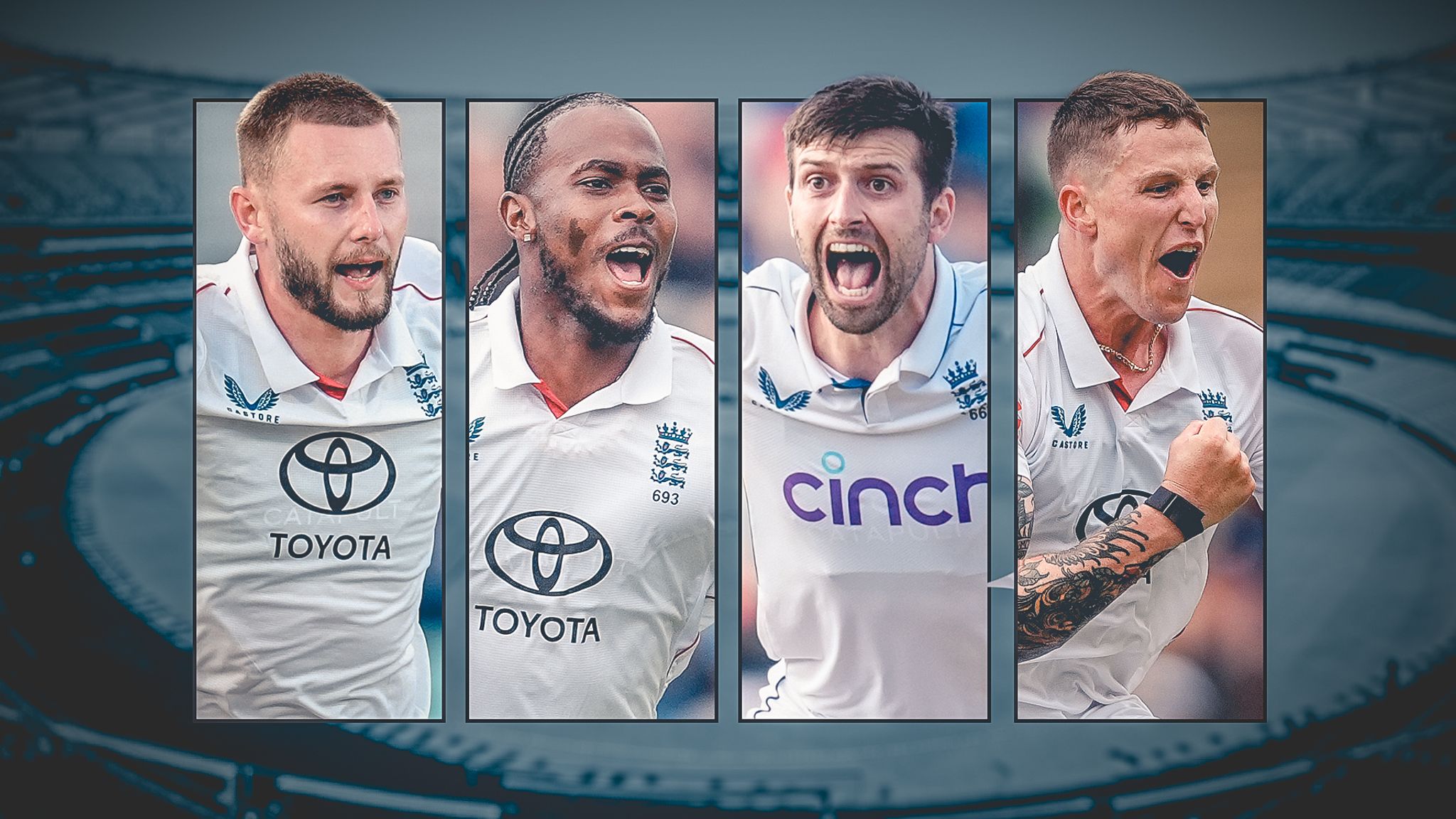 The Ashes: Jofra Archer, Mark Wood, Gus Atkinson, Ben Stokes, Brydon ...