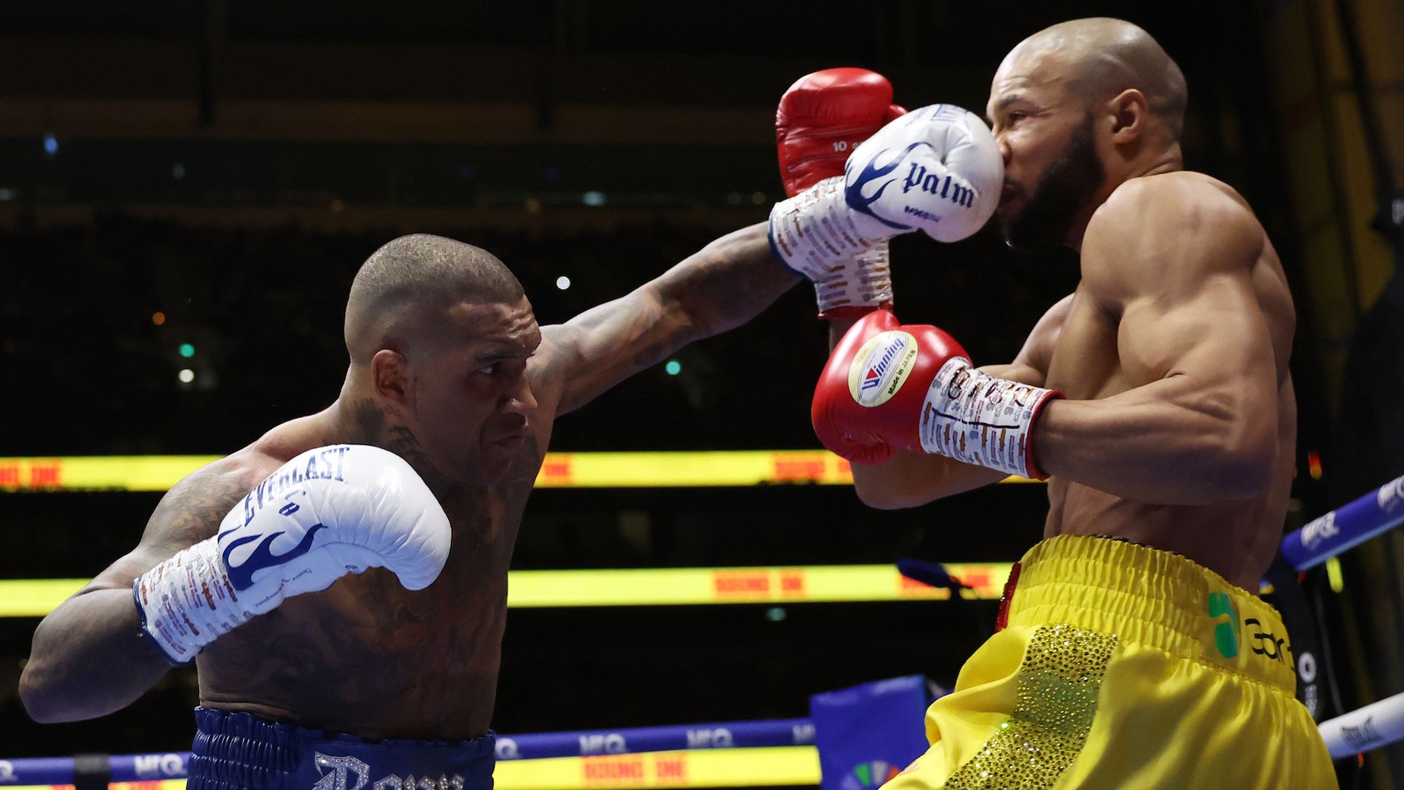 Conor Benn knocks Chris Eubank Jr down twice as he takes rematch ...