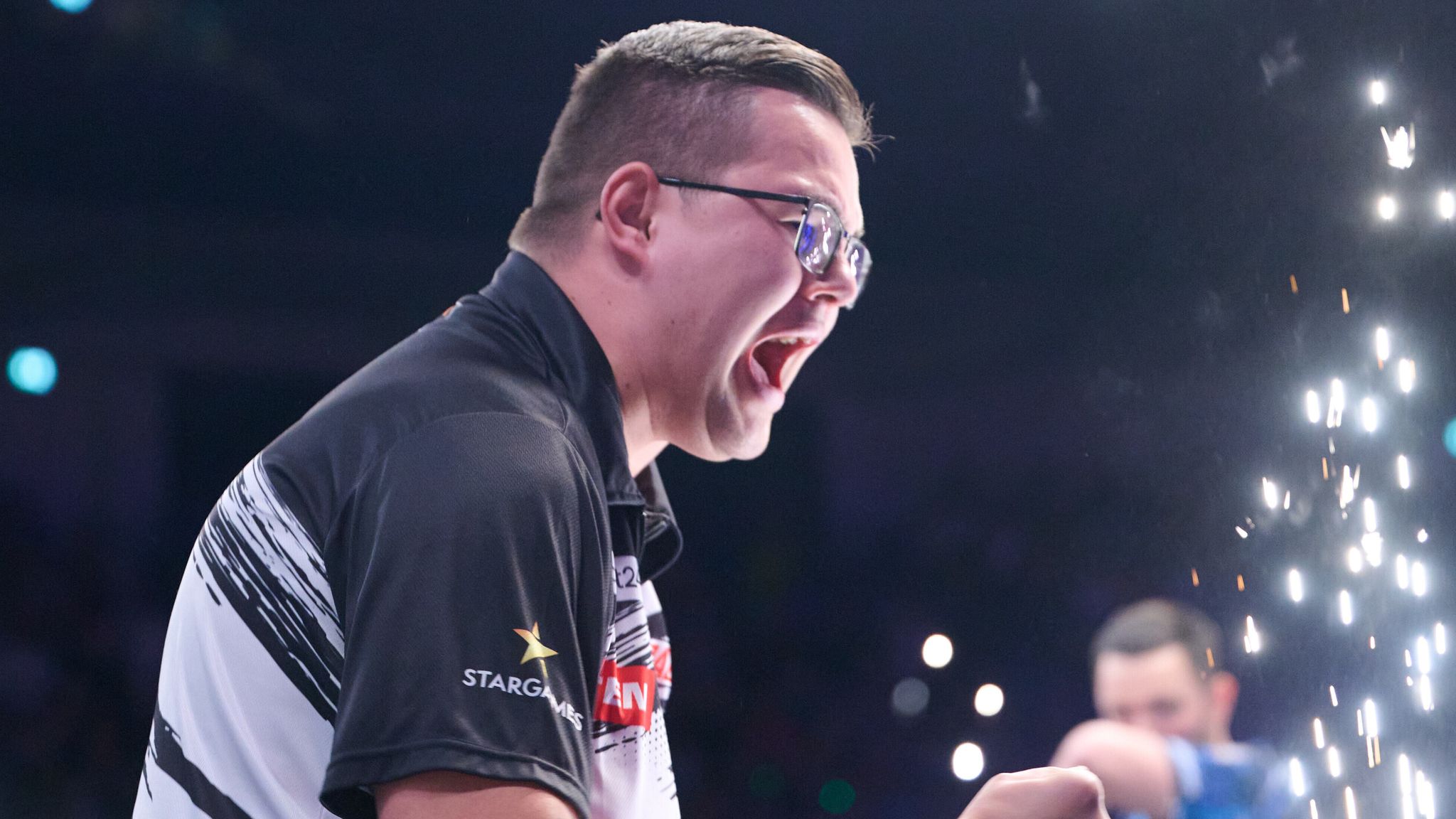 Luke Humphries suffers first-round exit as Luke Littler storms through ...