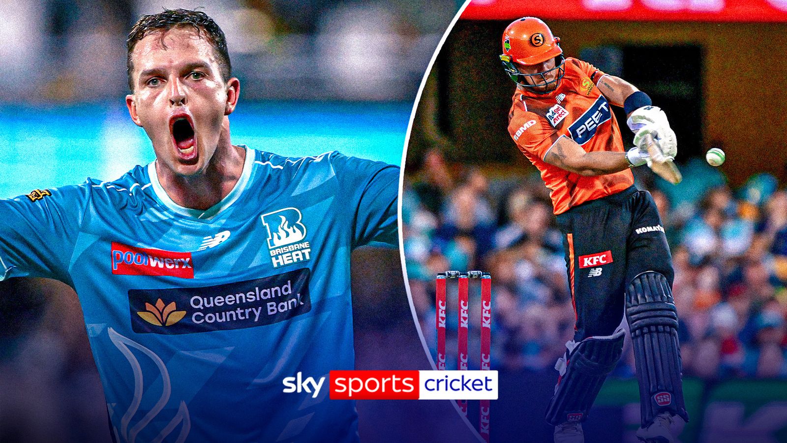 Brisbane Heat and Perth Scorchers hit THIRTY-SIX sixes in their clash ...