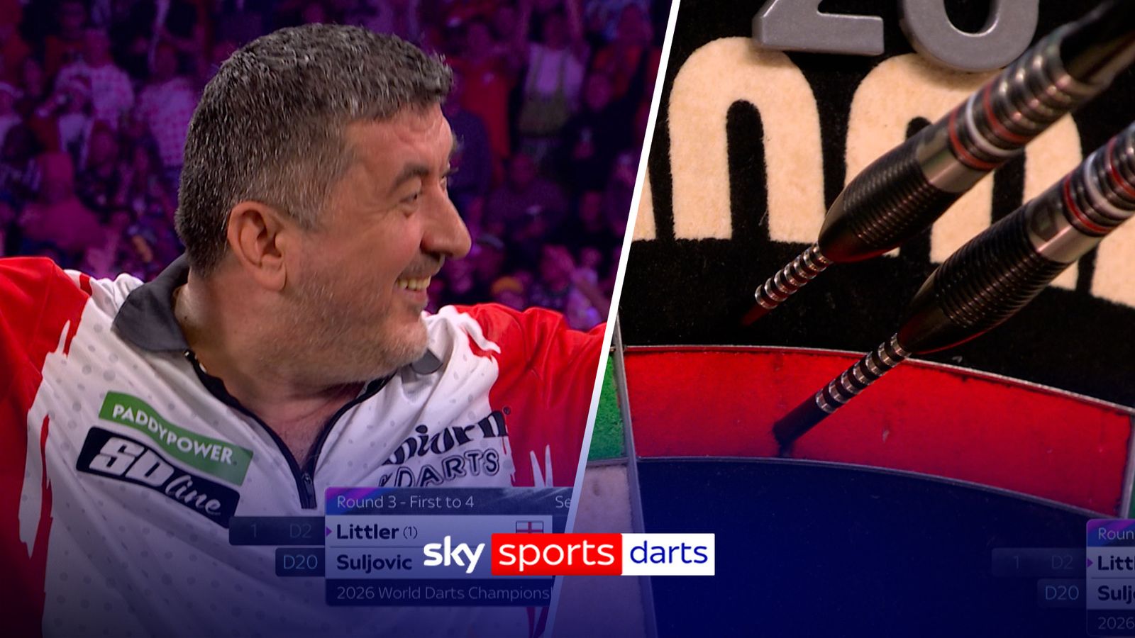 World Darts Championships: Mensur Suljovic gets crowd going as Luke ...
