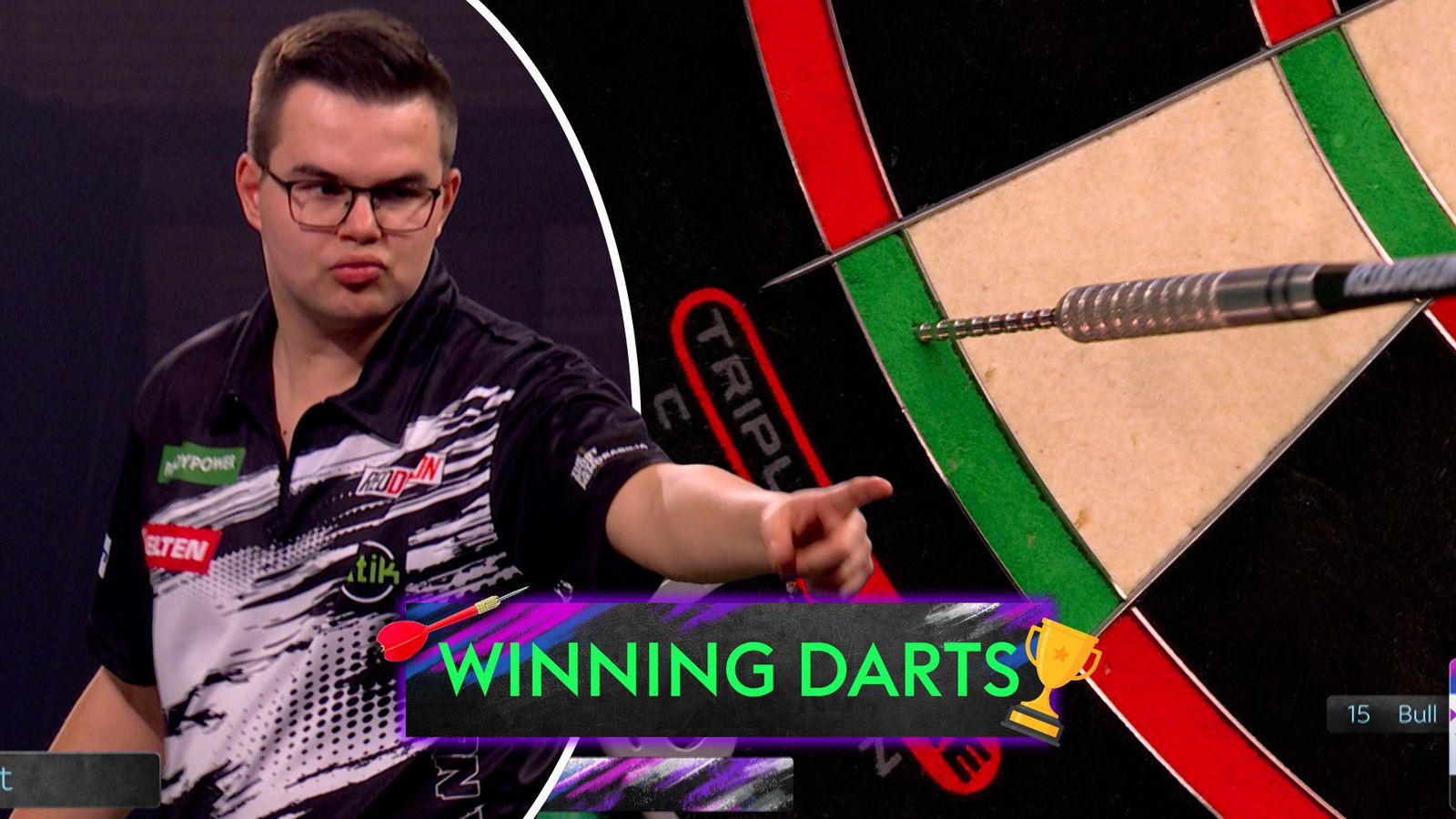 World Darts Championships: Gian van Veen checks out huge 125 to topple Madars Razma! | Darts ...