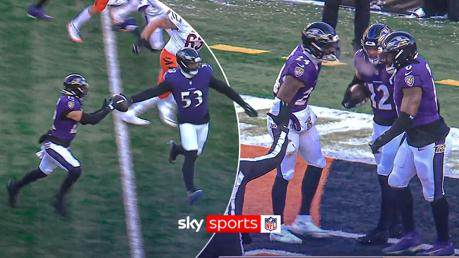 Cincinnati Bengals vs Baltimore Ravens: Kyle Van Noy incredibly hands ...