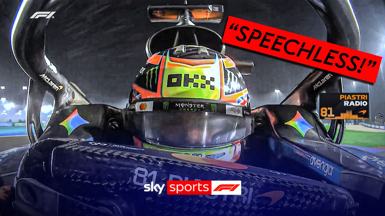 Qatar GP: Oscar Piastri says he's 'speechless' on team radio after gut ...