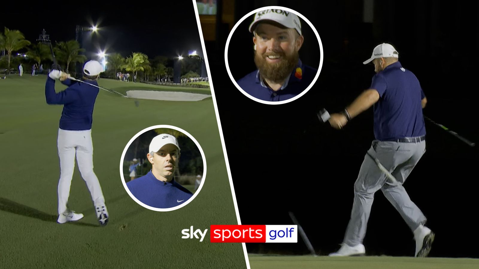 Rory McIlroy almost hits teammate Shane Lowry at Golf Channel Games ...