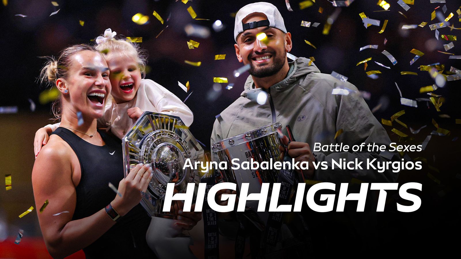 Battle of the Sexes: Nick Kyrgios beats Aryna Sabalenka in special ...