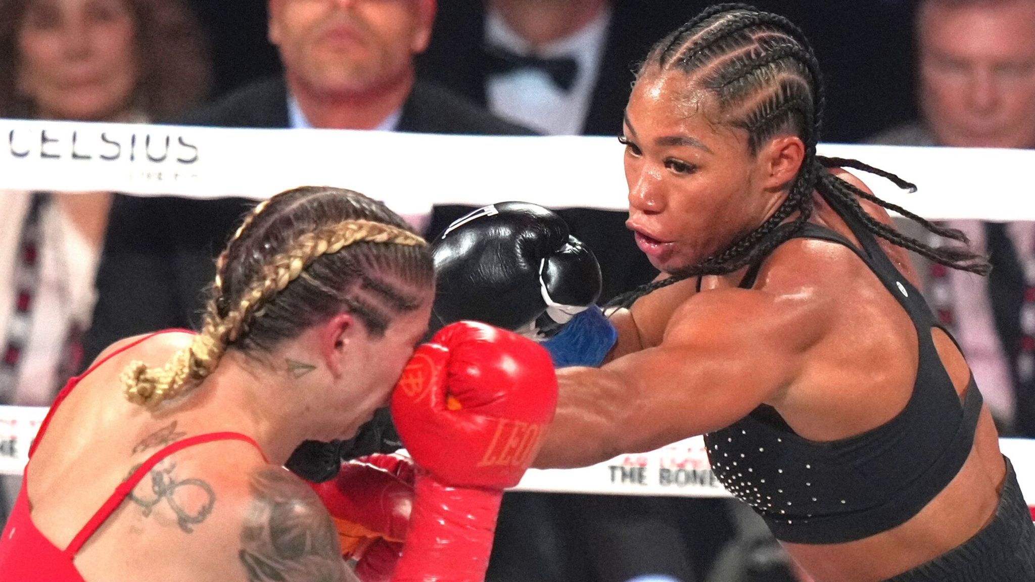 Caroline Dubois drops Camilla Panatta in sixth round as she defends WBC ...