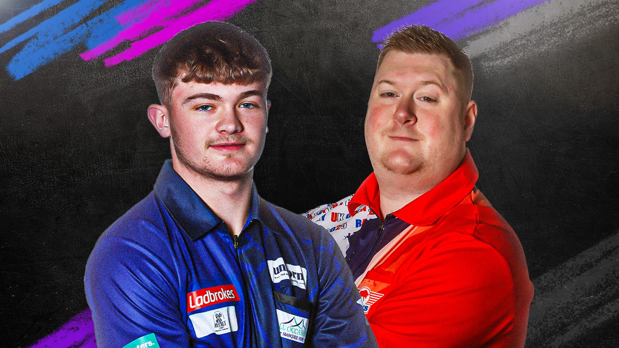 World Darts Championship: 'Champagne' Charlie Manby and 'Rapid' Ricky ...