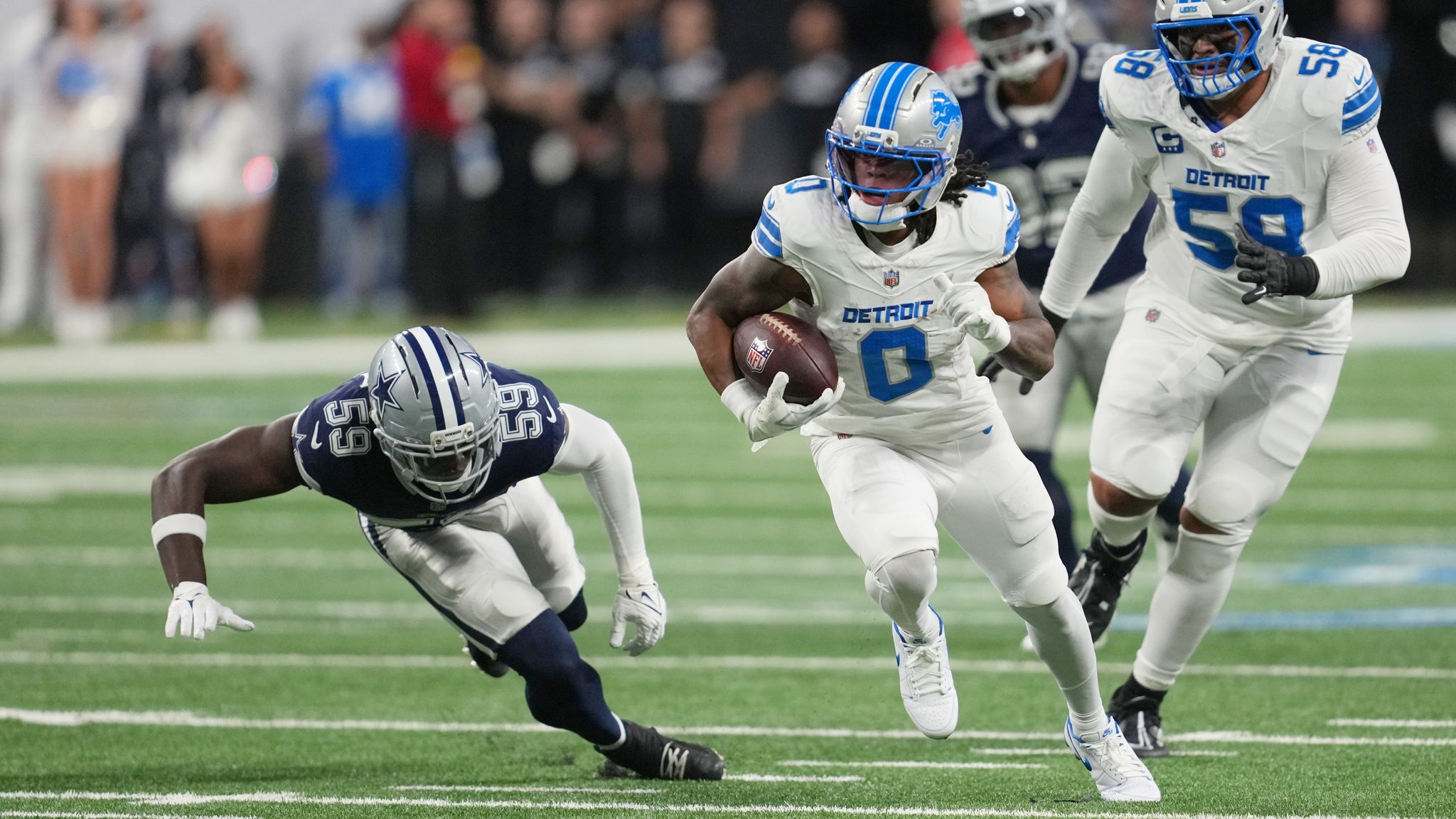 NFL: Jahmyr Gibbs hat-trick inspires Detroit Lions to 44-30 win over ...