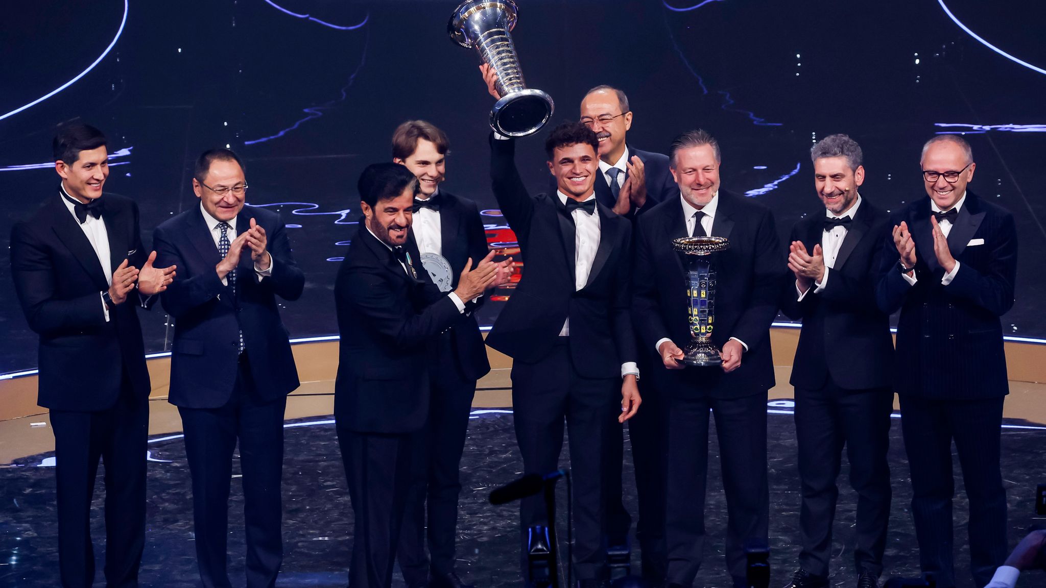 Lando Norris: 2025 F1 world champion receives trophy for winning ...