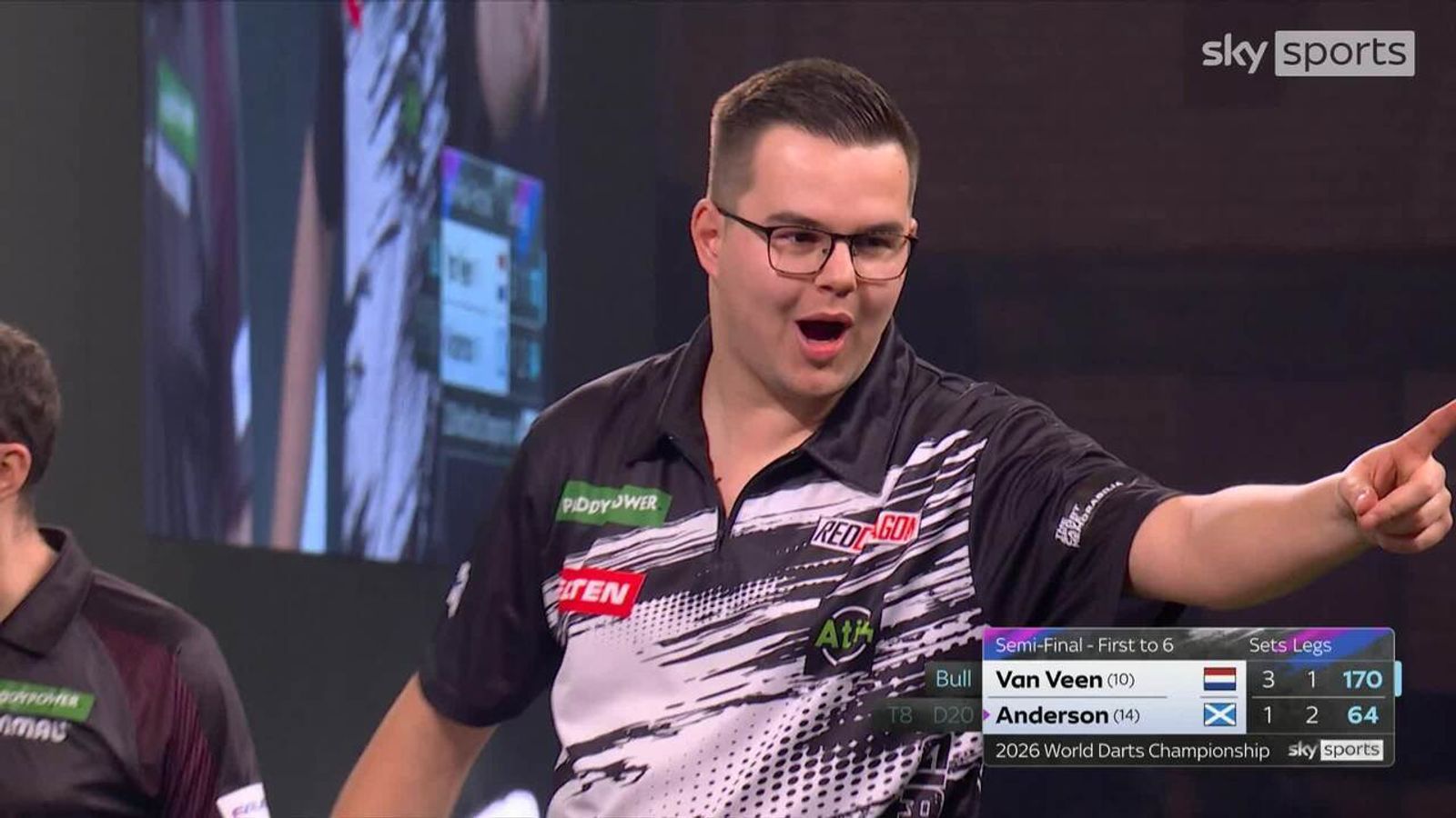 World Dart Championships: Gary Anderson and Gian Van Veen hit Big Fish ...