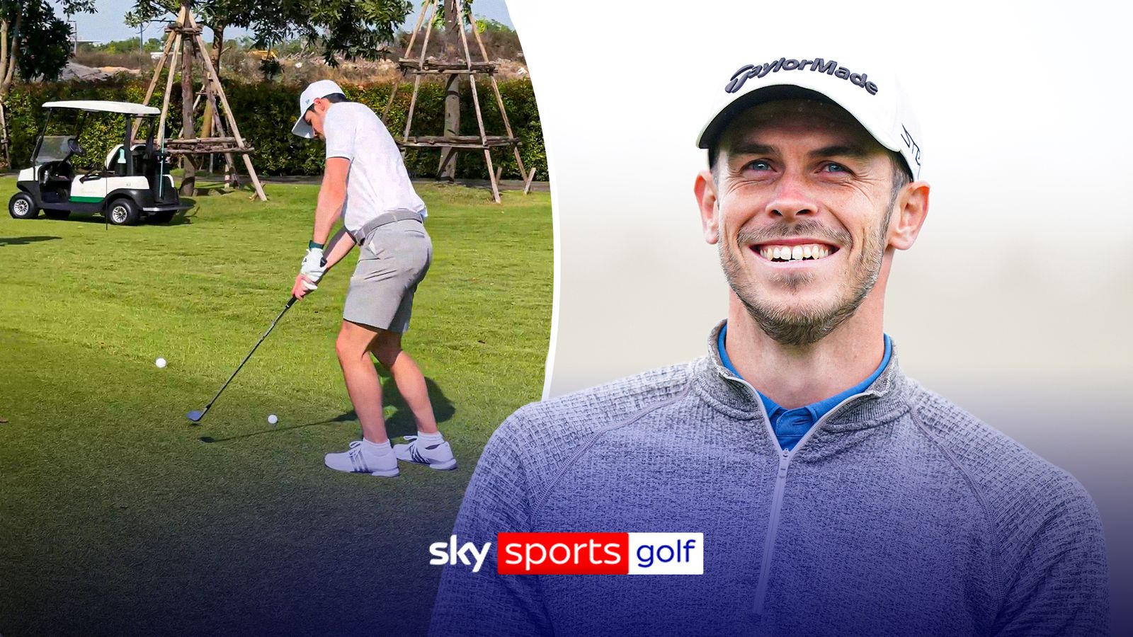 Icons Series: Former Real Madrid star Gareth Bale shows off his golfing ...