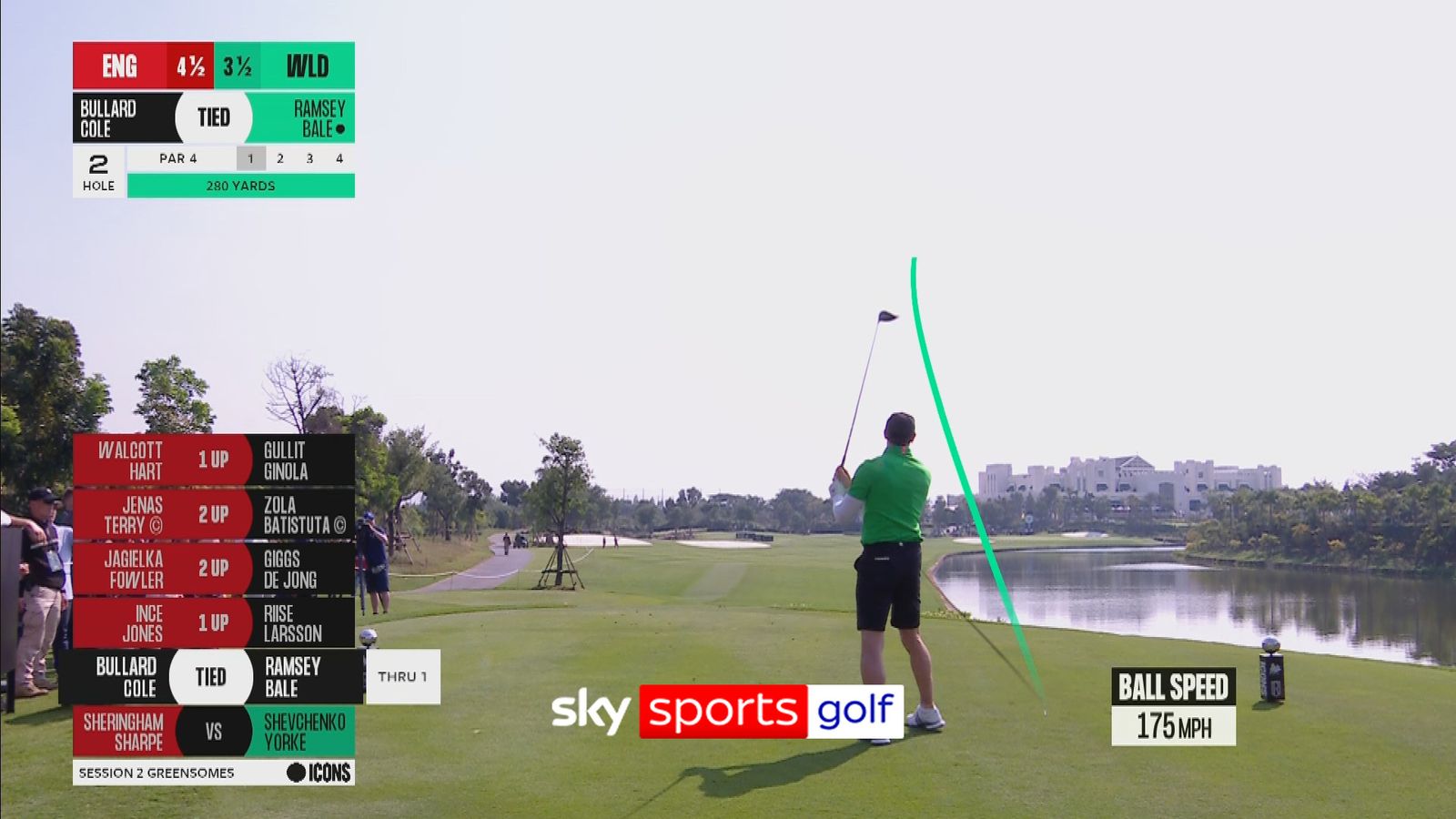 Reignwood Icons of Football: Gareth Bale hits monster drive to the ...