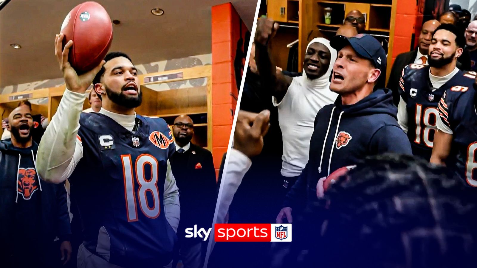 Chicago Bears: Emotions run high in rowdy Bears locker room after epic ...