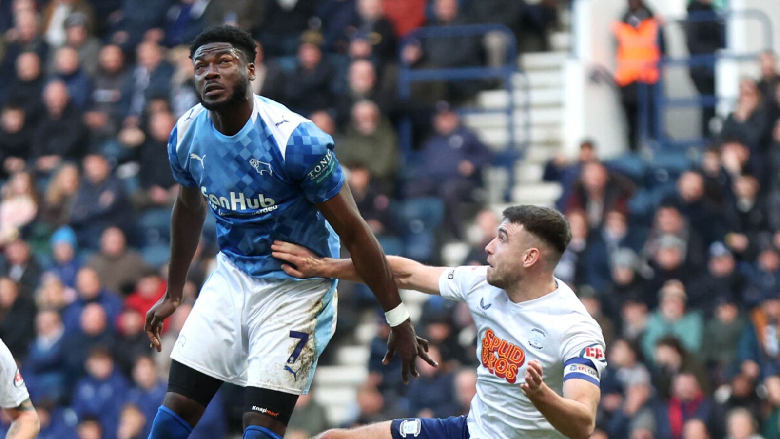 Preston North End 0-1 Derby County: Patrick Agyemang seals narrow win ...