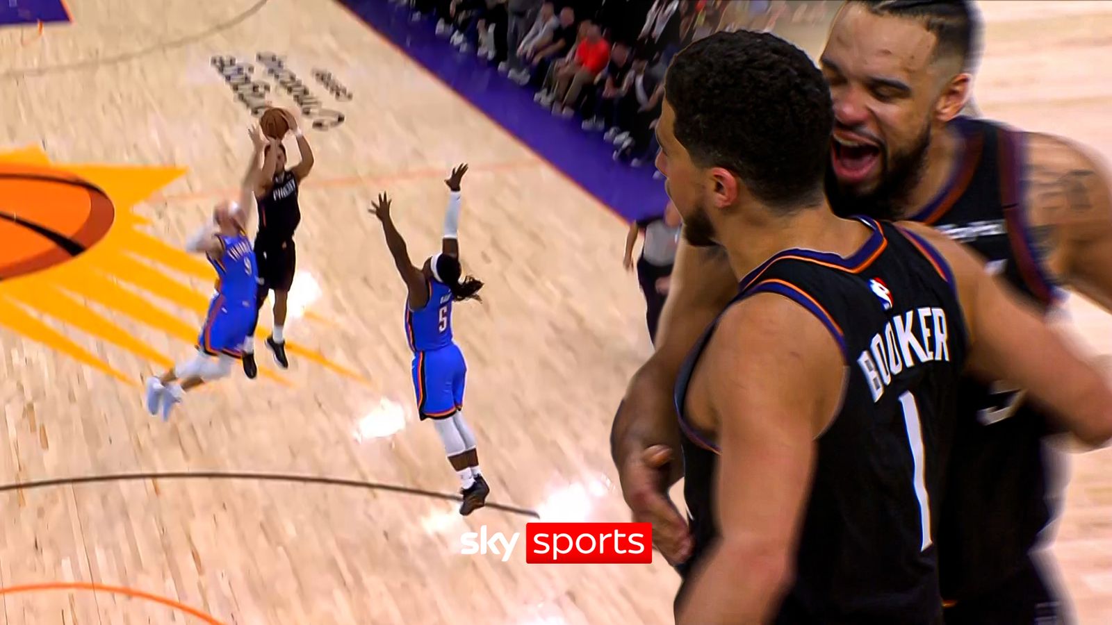Phoenix Suns beat Oklahoma City Thunder as Devin Booker hits winner ...