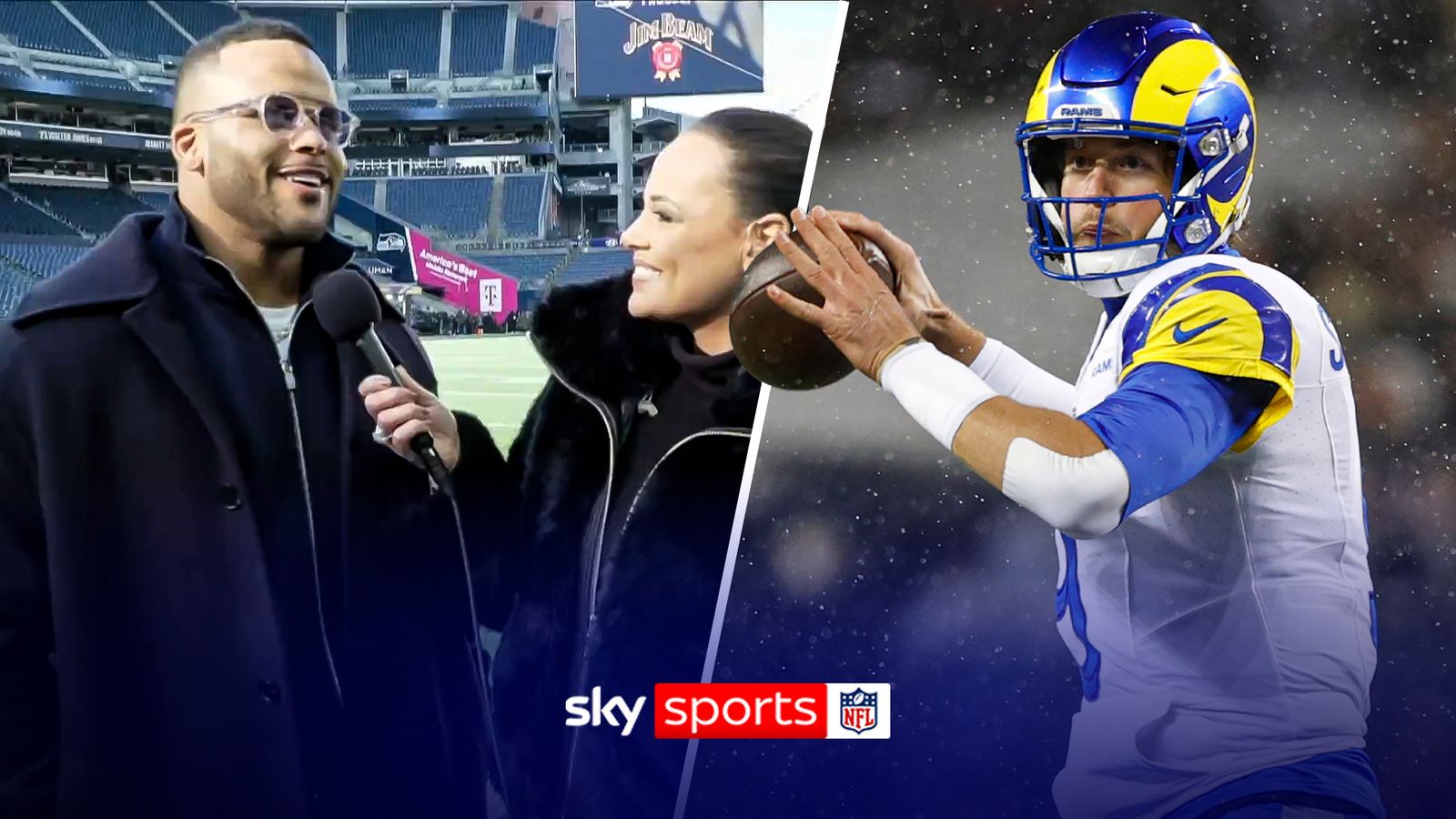 Los Angeles Rams @ Seattle Seahawks | Aaron Donald: Mathew Stafford ...