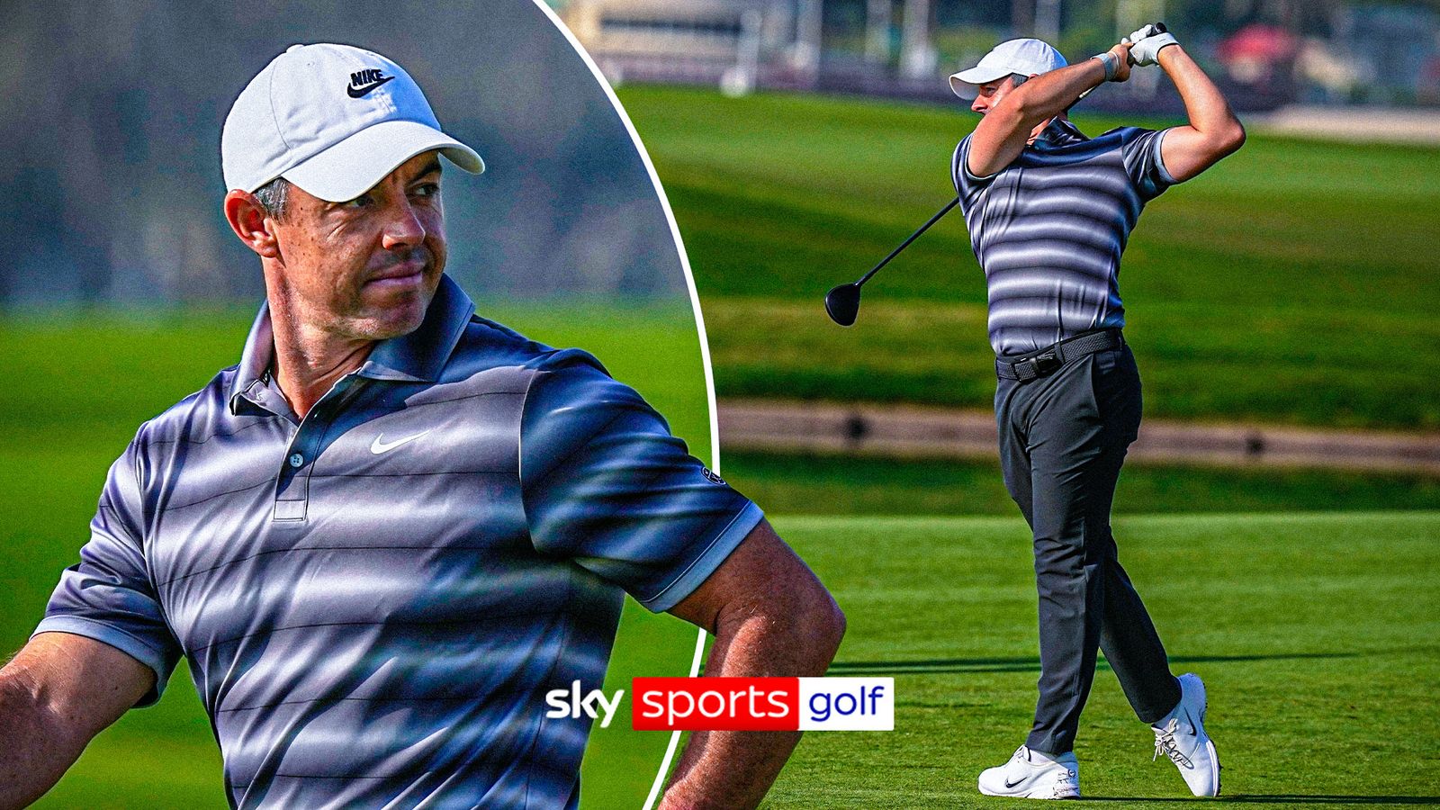 Round of Rory McIlroy on the first day at the Dubai Invitational ...