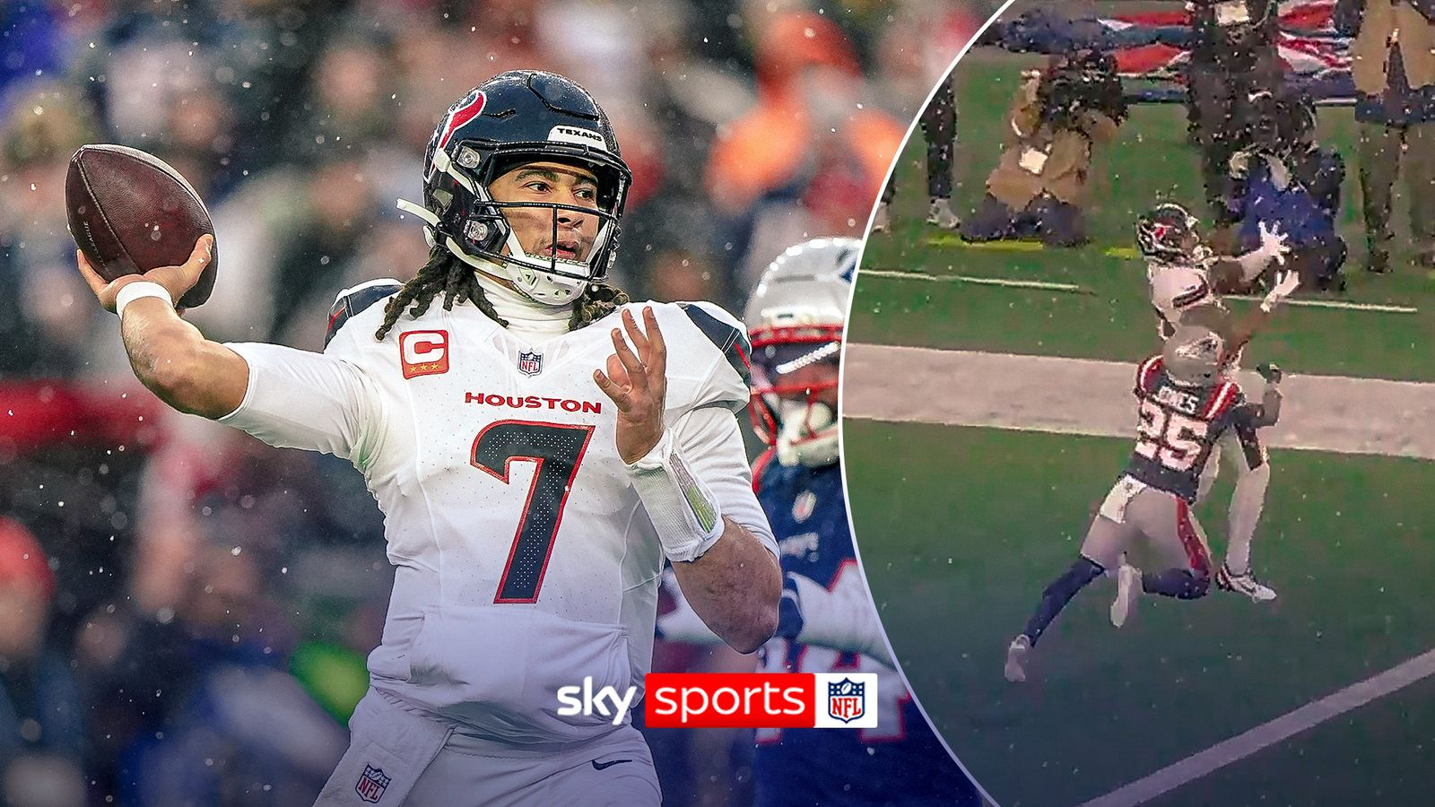 NFL playoffs: CJ Stroud throws four interceptions as New England ...