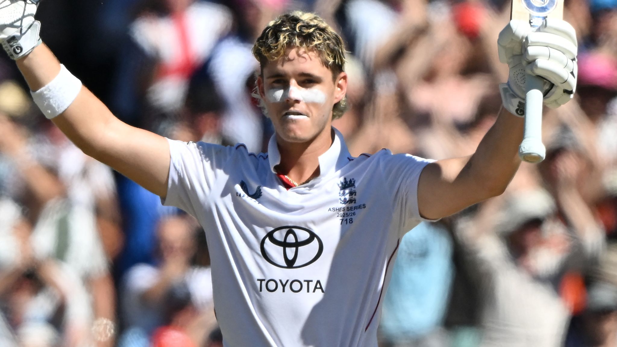 The Ashes: Jacob Bethell hits maiden Test hundred to give slim hope to ...