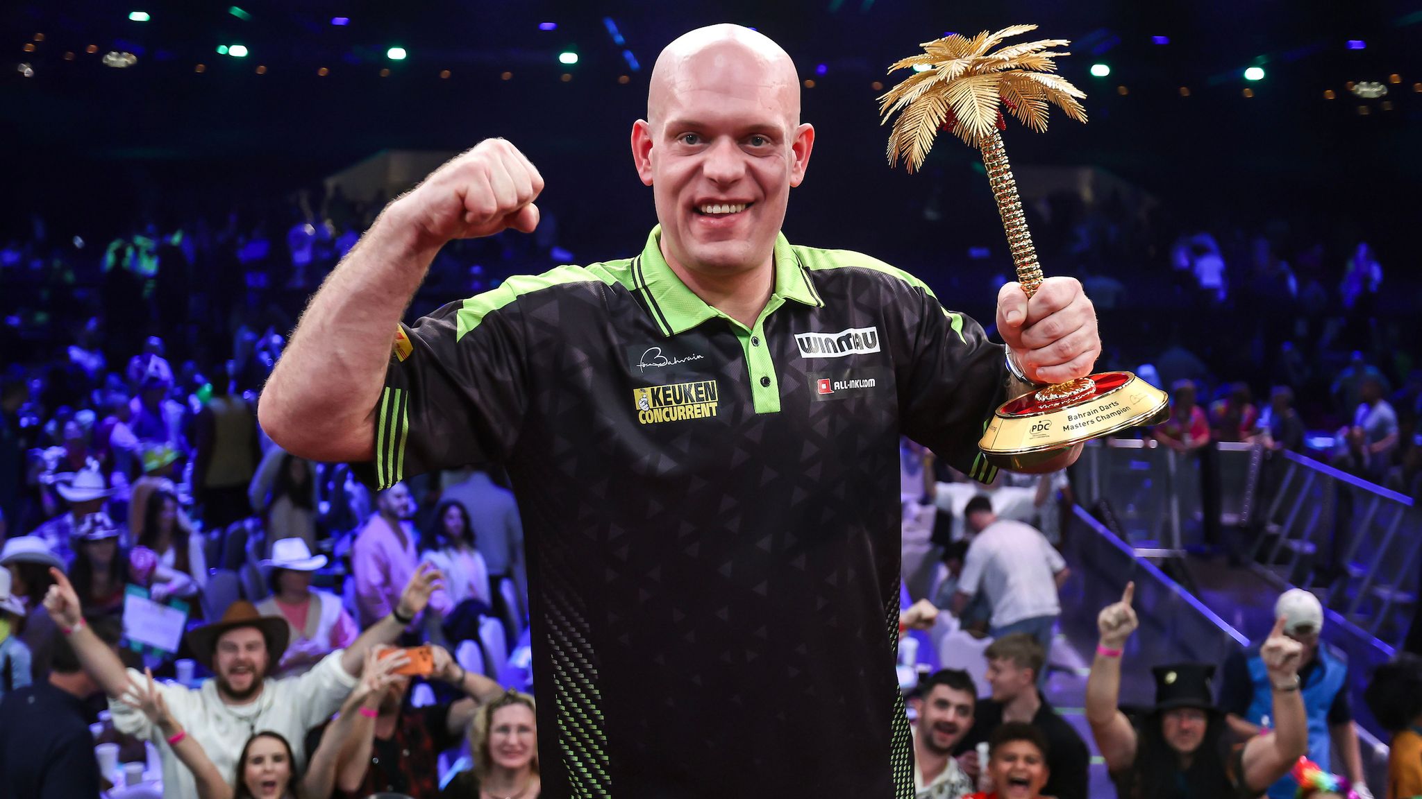 Bahrain Darts Masters: Michael van Gerwen wins title against Gian van ...