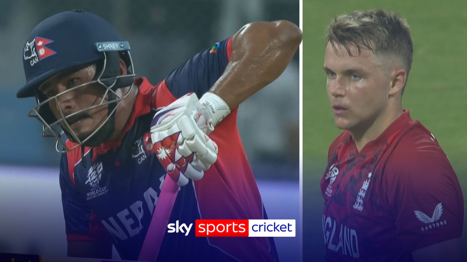 T20 World Cup: England beat Nepal in thriller as Sam Curran holds nerve ...