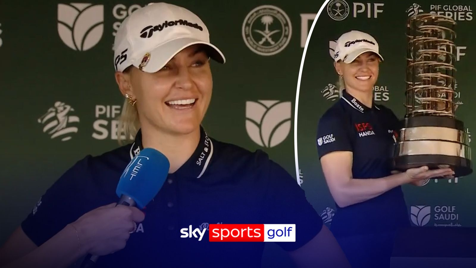 Golf: England's Charley Hull speaks after winning PIF Saudi Ladies ...