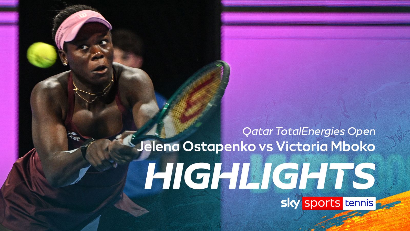 Qatar Open: Victoria Mboko beats Jelena Ostapenko in straight sets ...