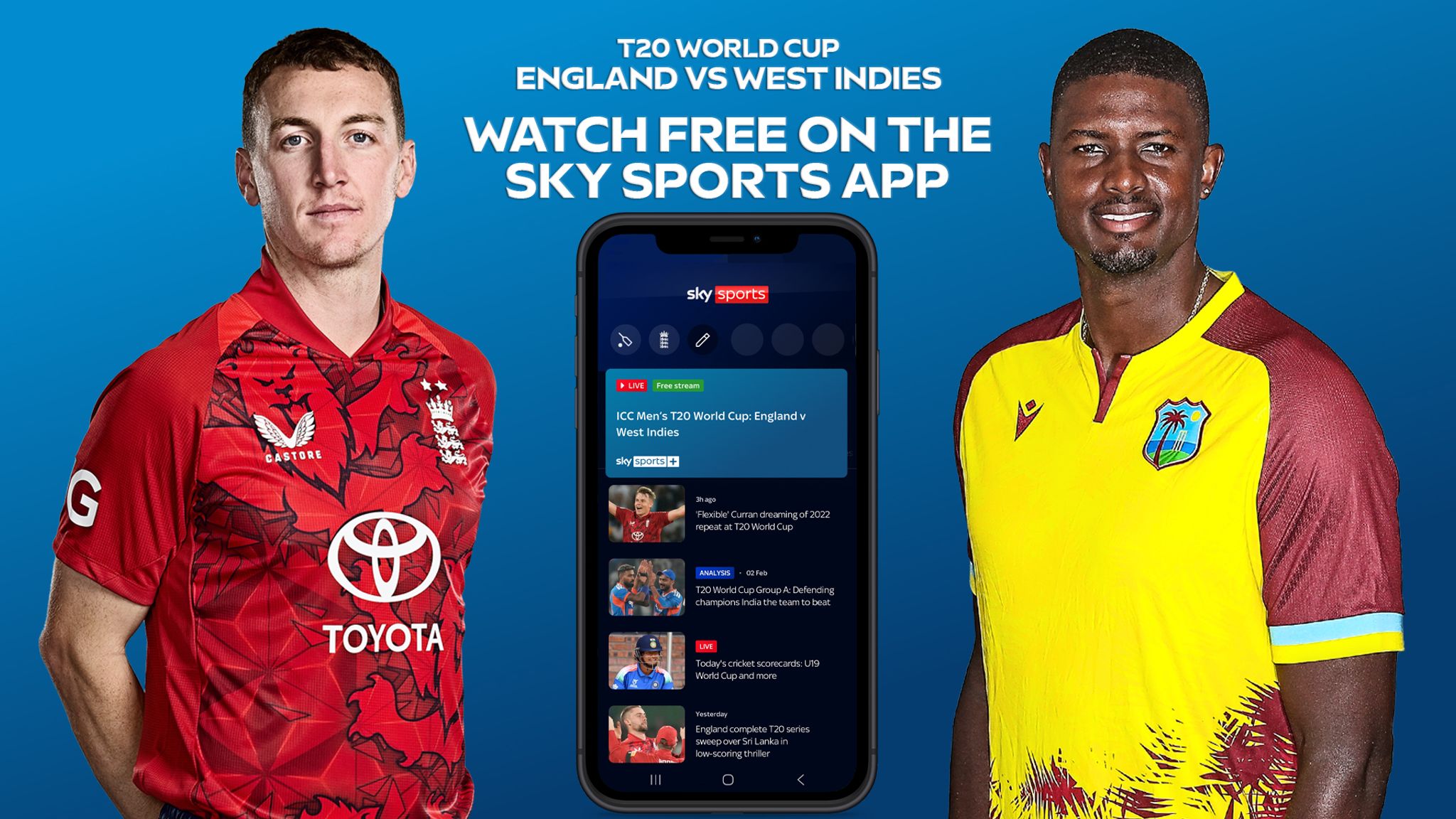 England vs West Indies: Free live cricket stream from ICC T20 World Cup ...