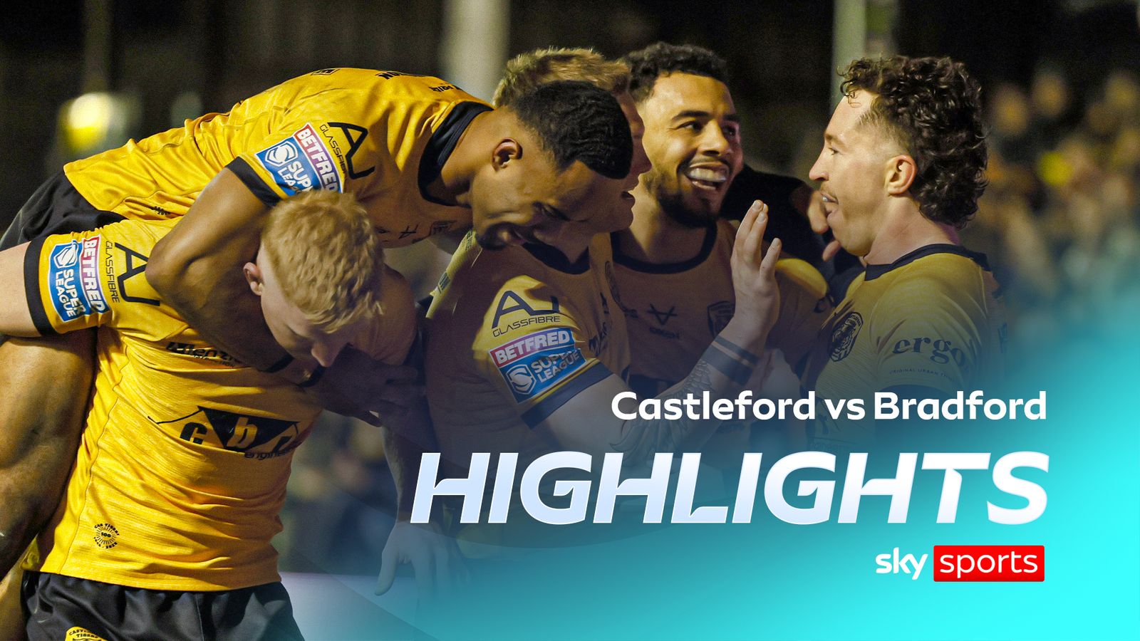 Castleford Tigers vs Bradford Bulls | Super League highlights | Rugby ...