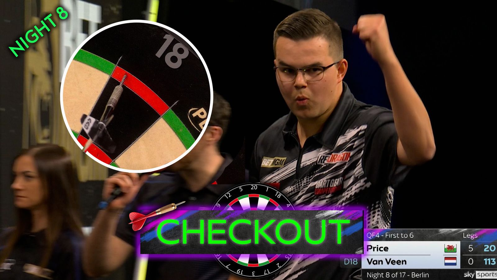 Premier League Darts: Luke Littler beats Michael van Gerwen in Berlin ...