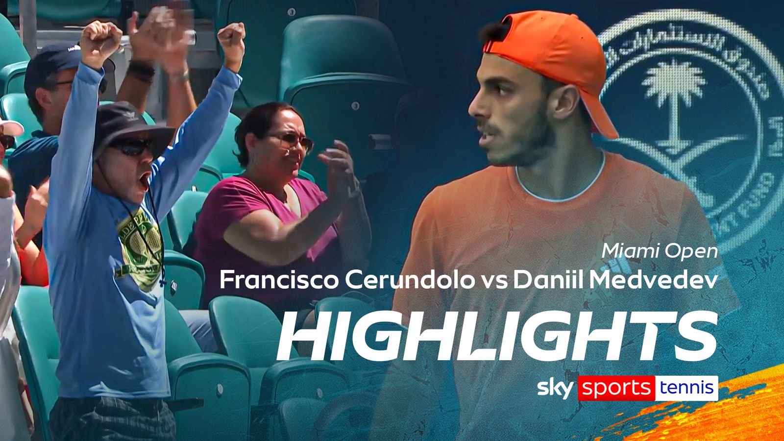 Francisco Cerundolo vs Daniil Medvedev | Miami Open highlights | Tennis ...