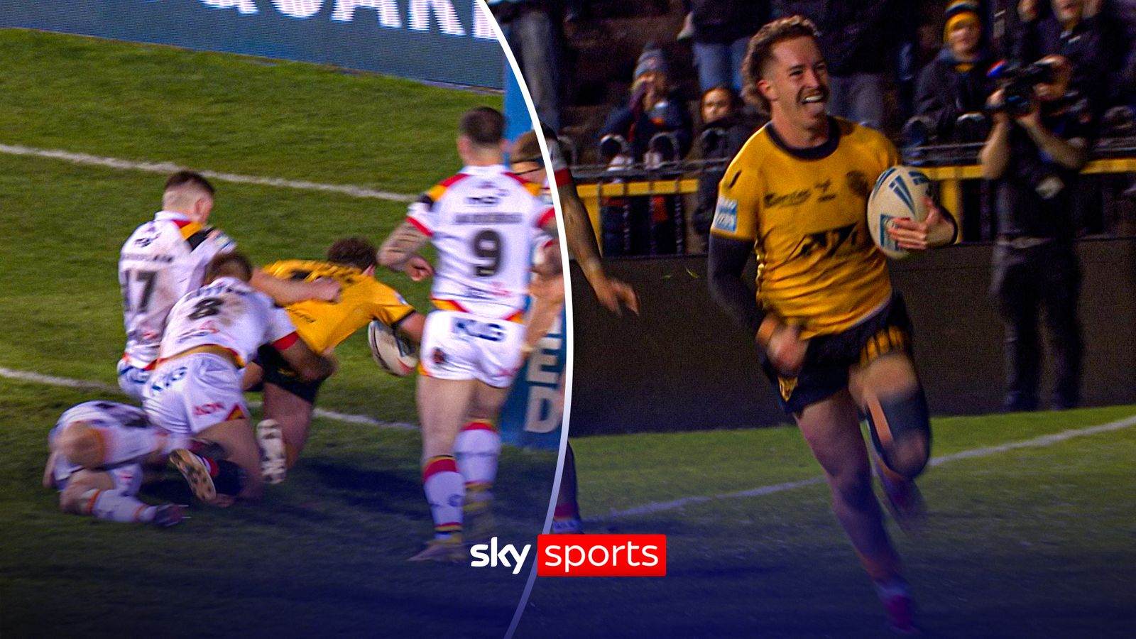 Castleford Tigers 40-28 Bradford Bulls: Jason Qareqare hat-trick helps ...