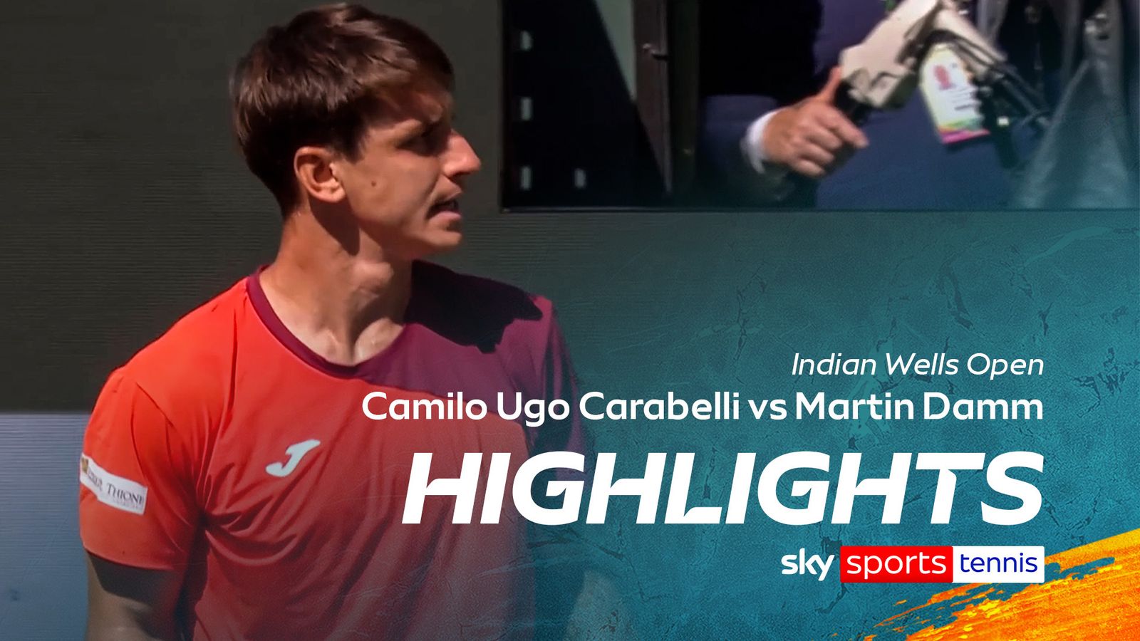 Camilo Ugo Carabelli vs Martin Damm Jr. | Indian Wells Open highlights ...