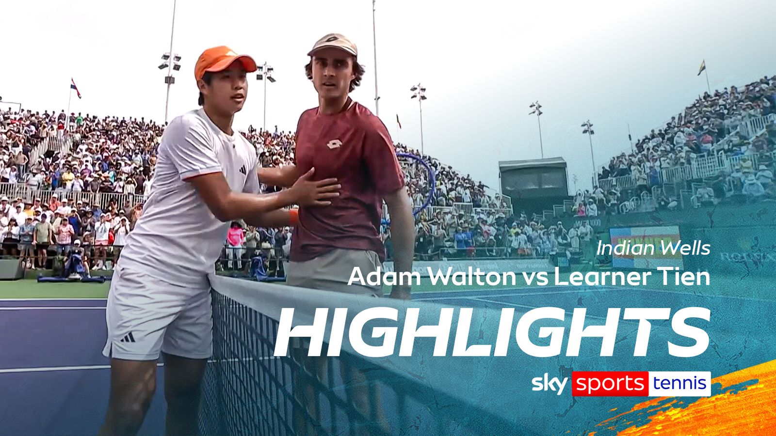 Adam Walton vs Learner Tien | Indian Wells highlights | Tennis News ...