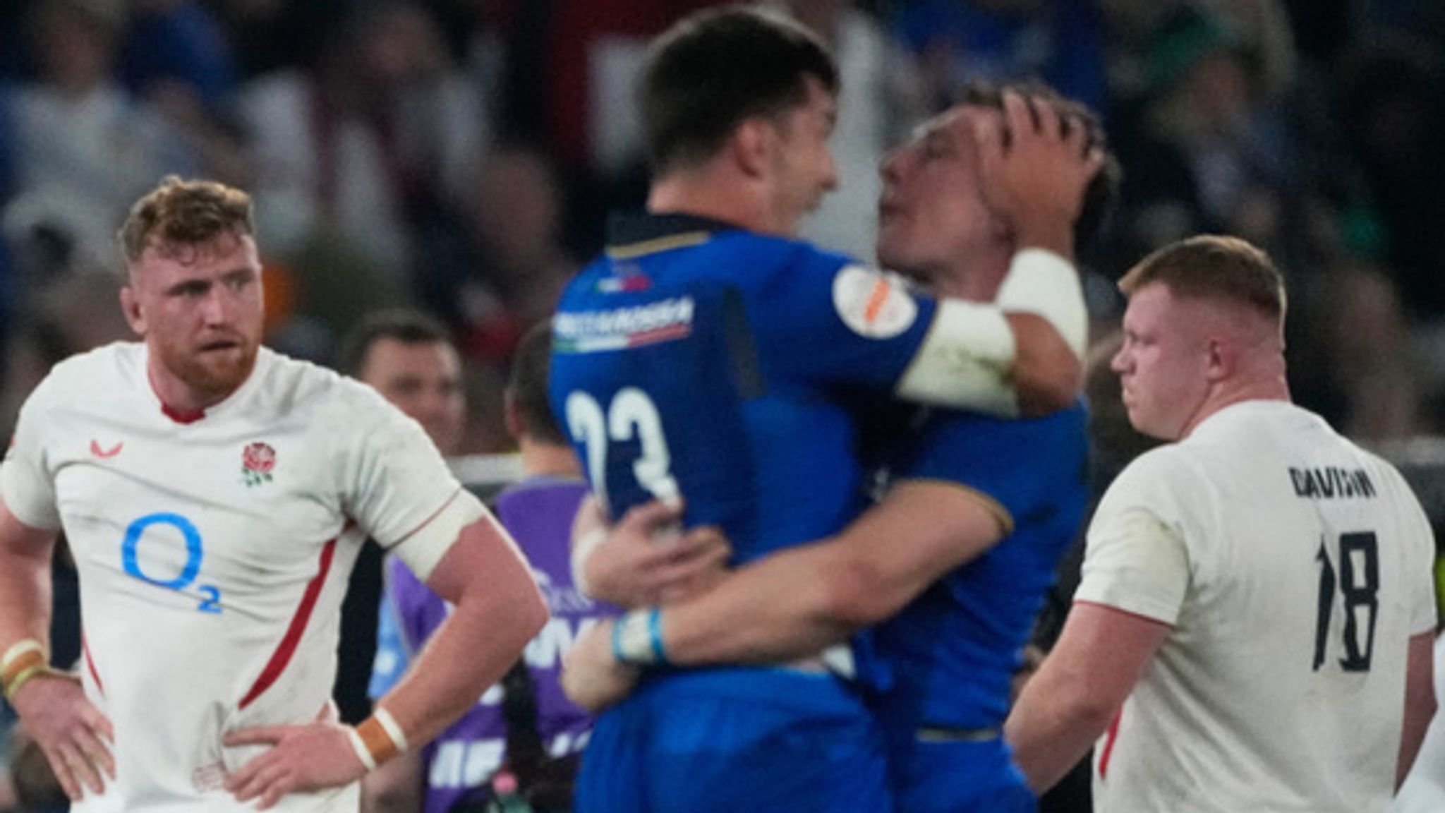 Italy 23-18 England: Azzurri claim first-ever victory over England in ...