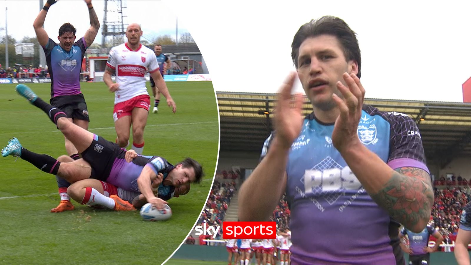 Hull KR vs Hull FC: Tom Briscoe finishes superb move as Hull FC respond ...