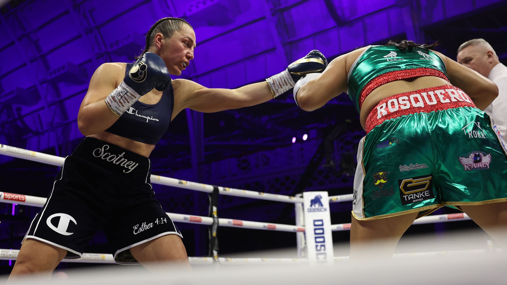 Ellie Scotney wins incredible battle with Mayelli Flores to become ...