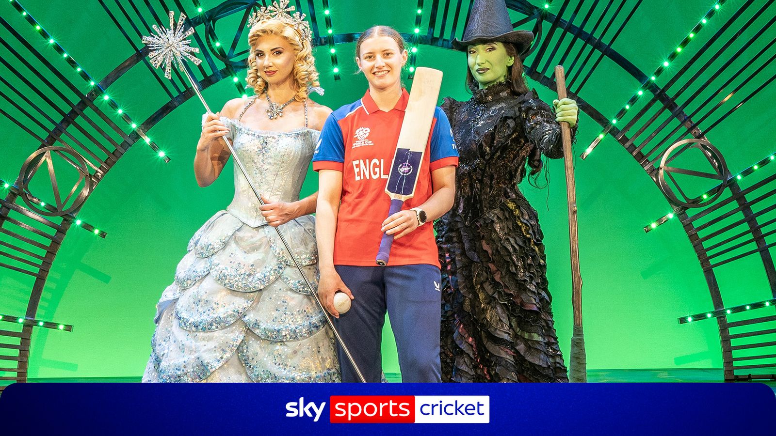 Charlie Dean steps into the world of Wicked ahead of Cricket World Cup ...