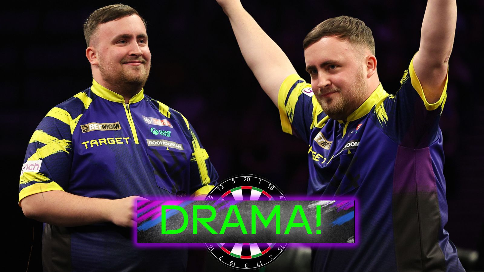 Luke Littler and Michael van Gerwen miss 21 darts at double in shocking ...